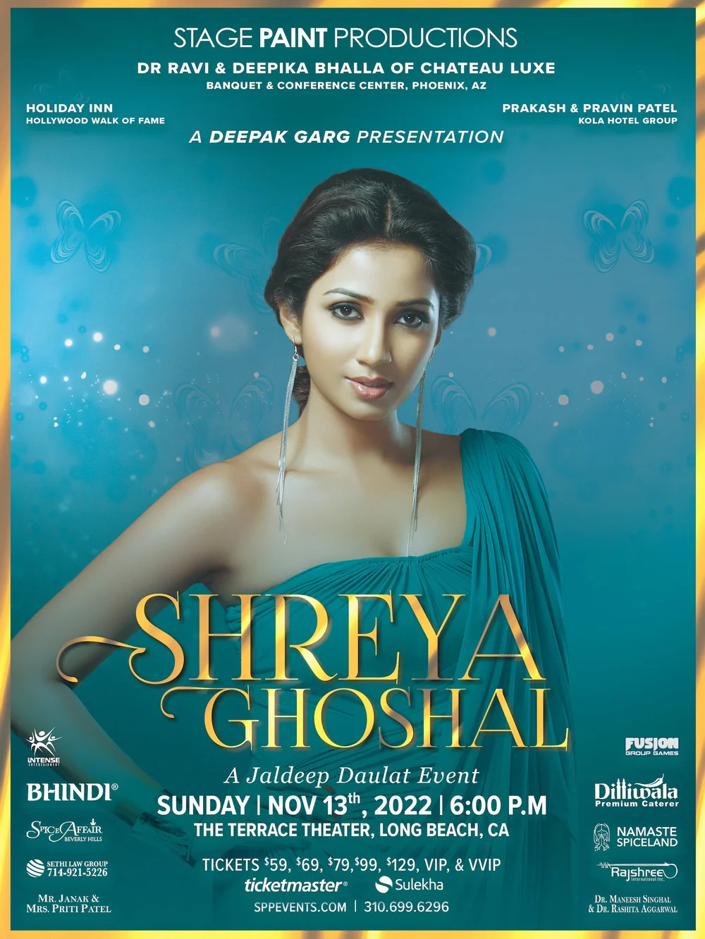 Shreya Ghoshal 2022 — Stage Paint Productions