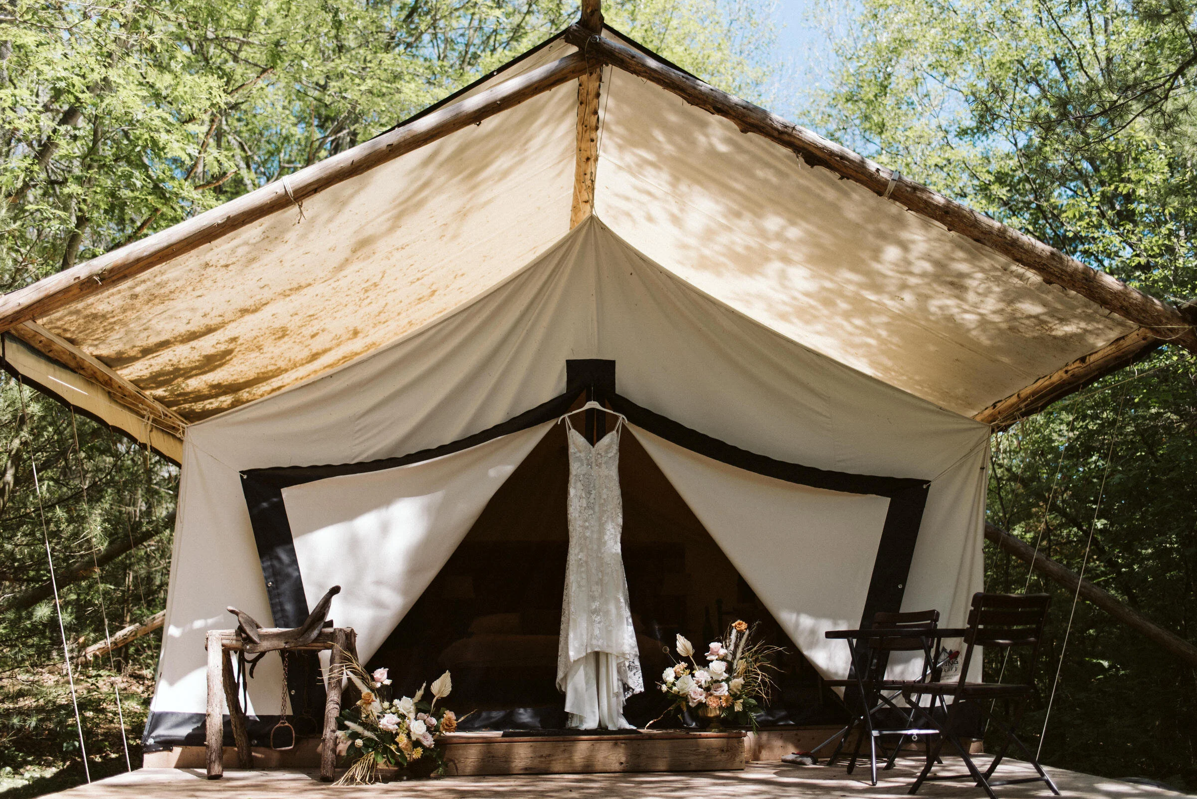 tamara + patrick | an intimate forest wedding at Whispering Springs ...