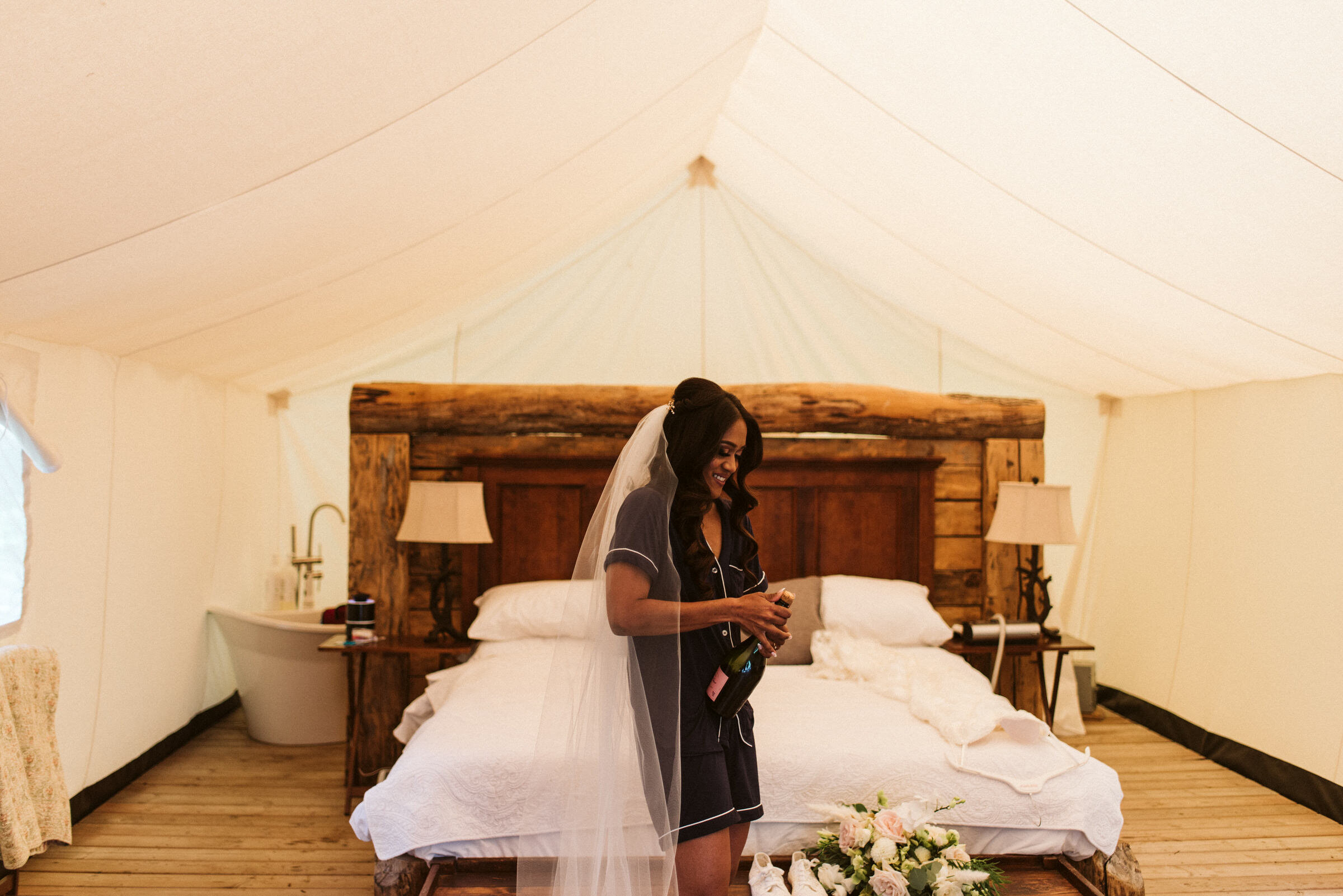 tamara + patrick | an intimate forest wedding at Whispering Springs ...