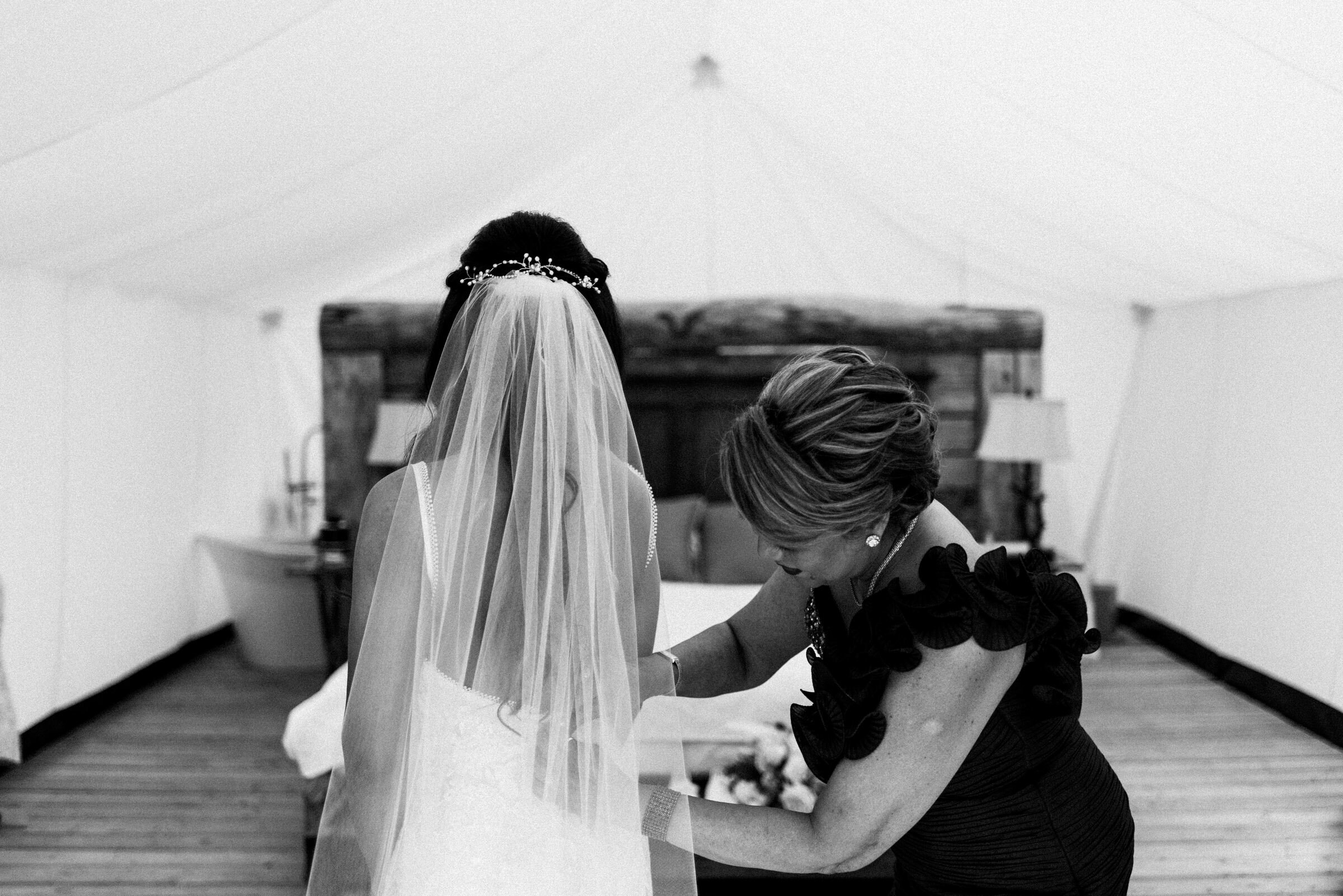 tamara + patrick | an intimate forest wedding at Whispering Springs ...