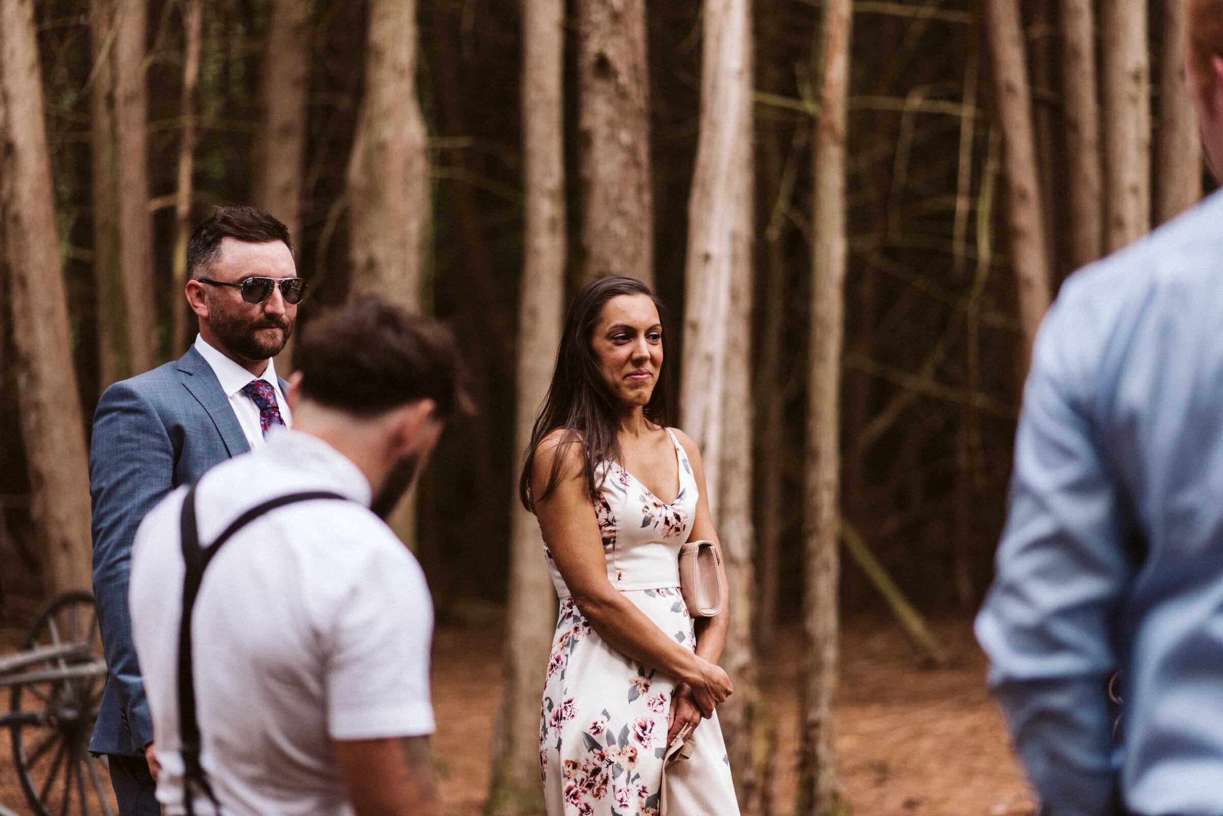 tamara + patrick | an intimate forest wedding at Whispering Springs ...
