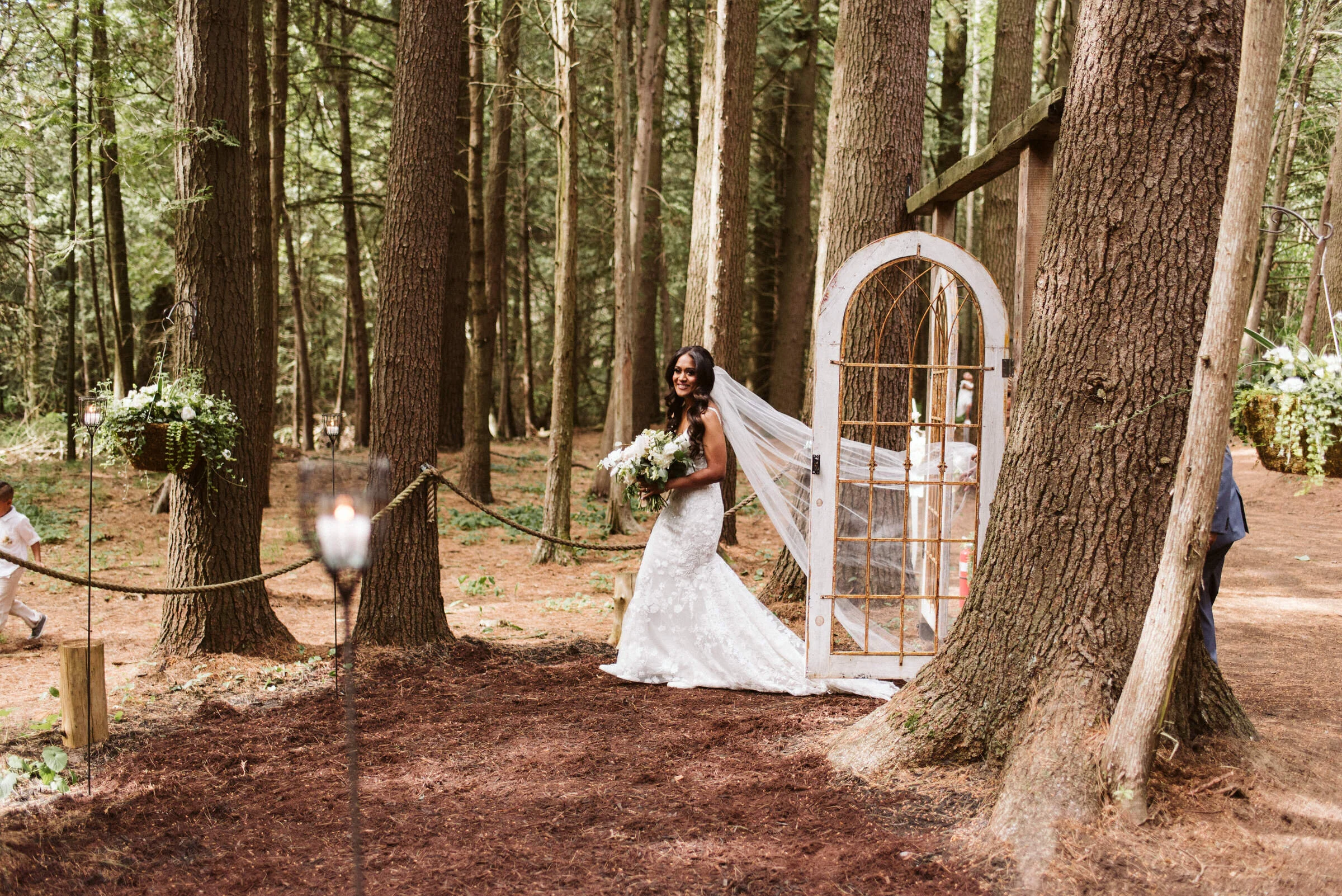tamara + patrick | an intimate forest wedding at Whispering Springs ...