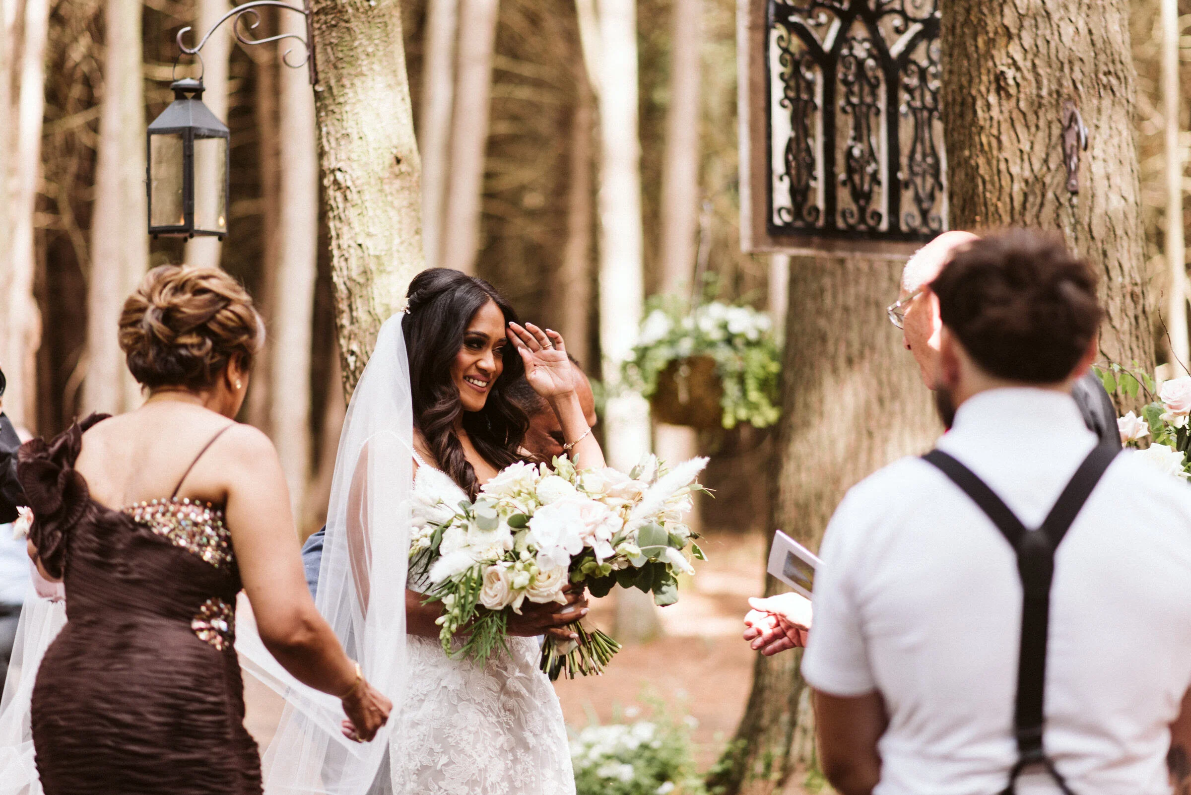 tamara + patrick | an intimate forest wedding at Whispering Springs ...