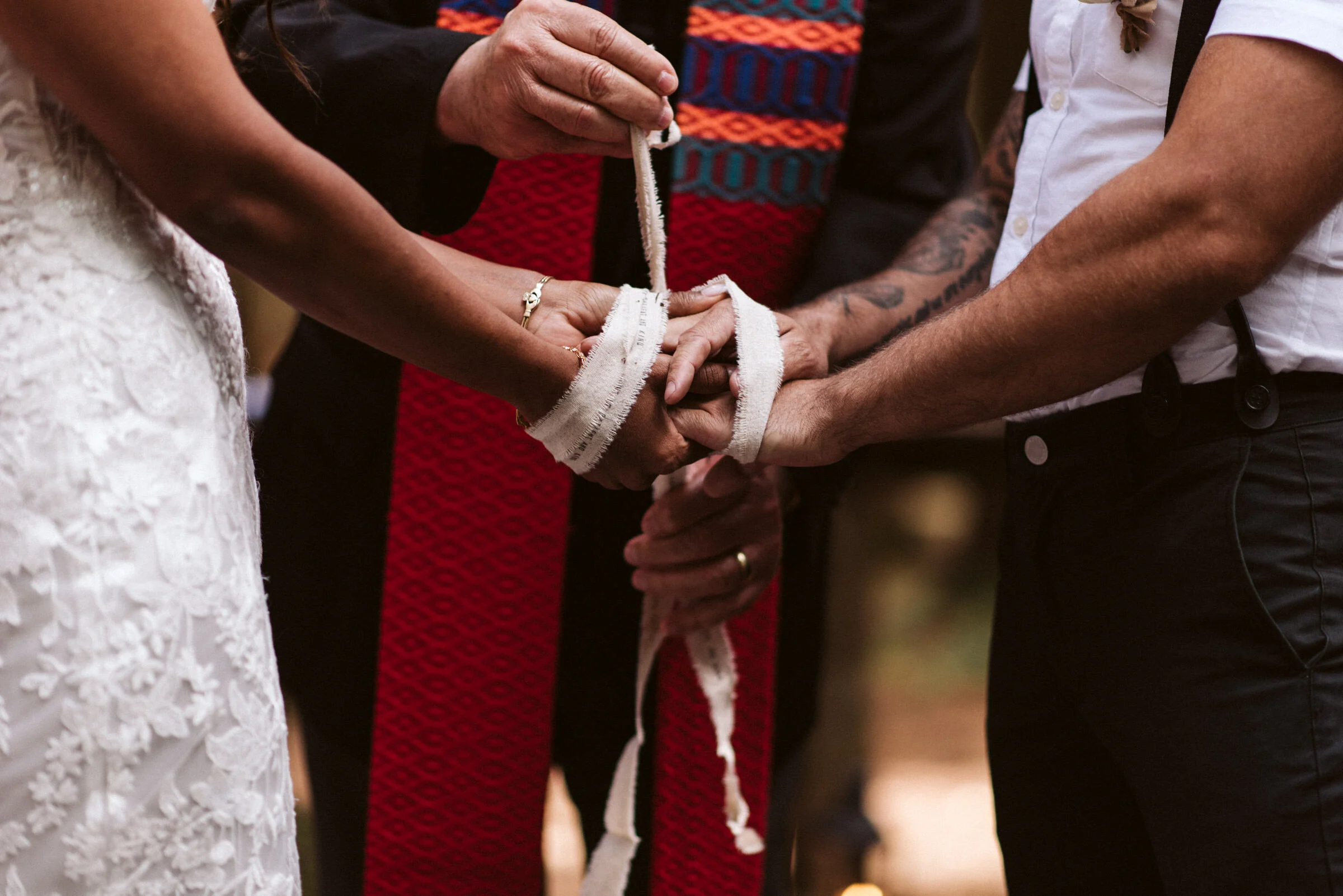 tamara + patrick | an intimate forest wedding at Whispering Springs ...