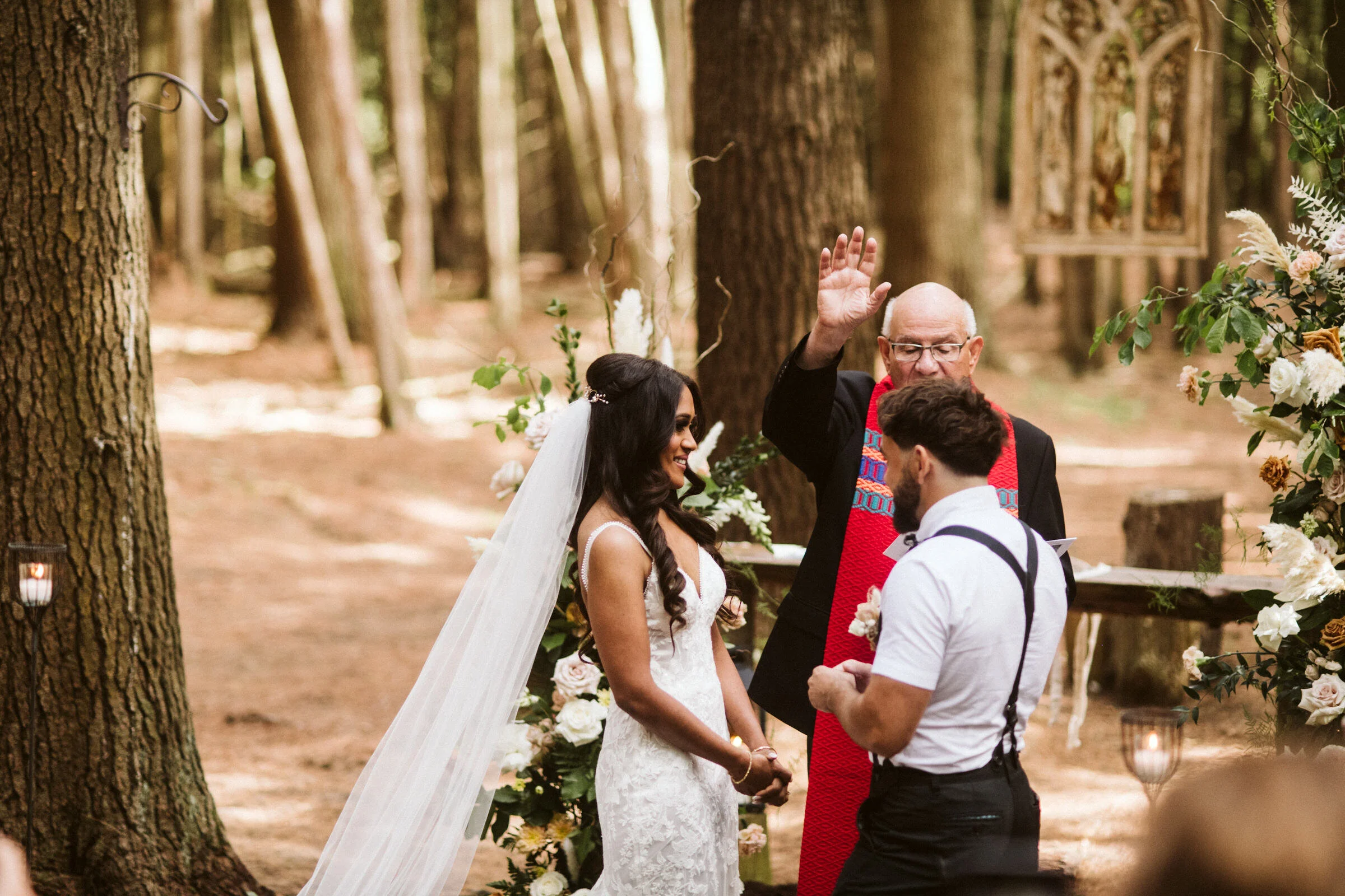 tamara + patrick | an intimate forest wedding at Whispering Springs ...