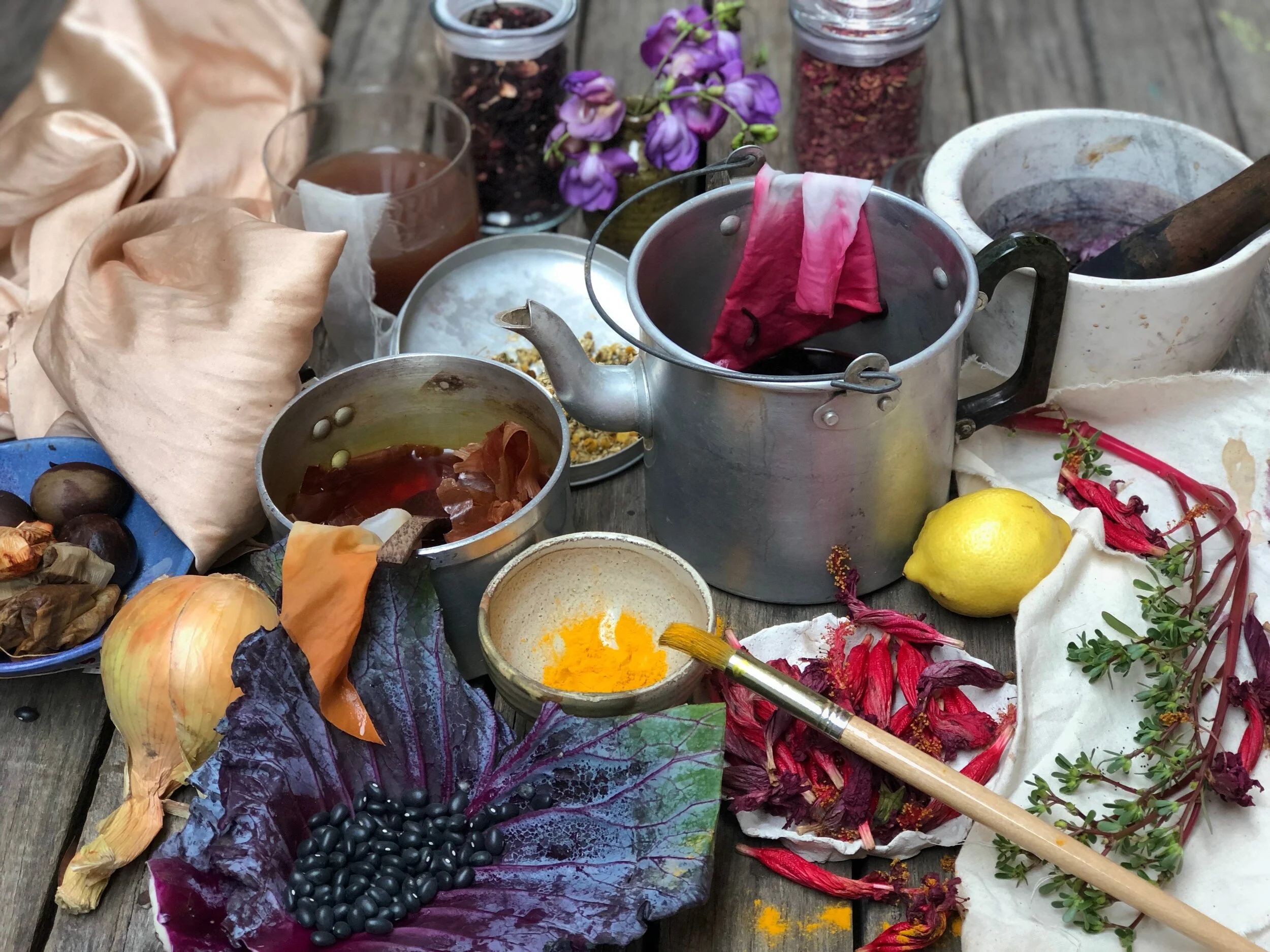 Spring Food Waste Dye Day - Break Fast Fashion Cycle- Like Minds Avoca ...