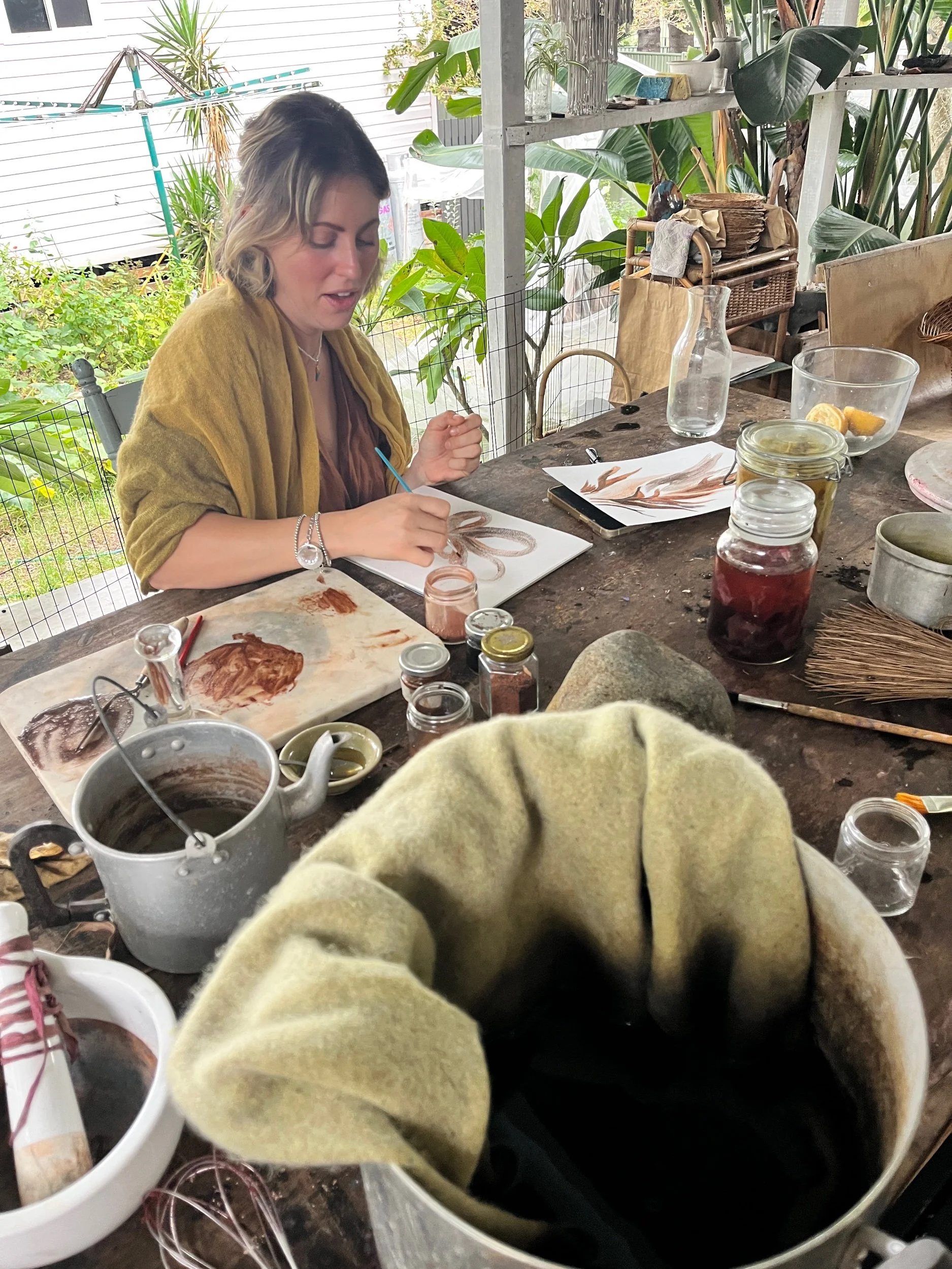 Spring Food Waste Dye Day - Break Fast Fashion Cycle- Like Minds Avoca ...