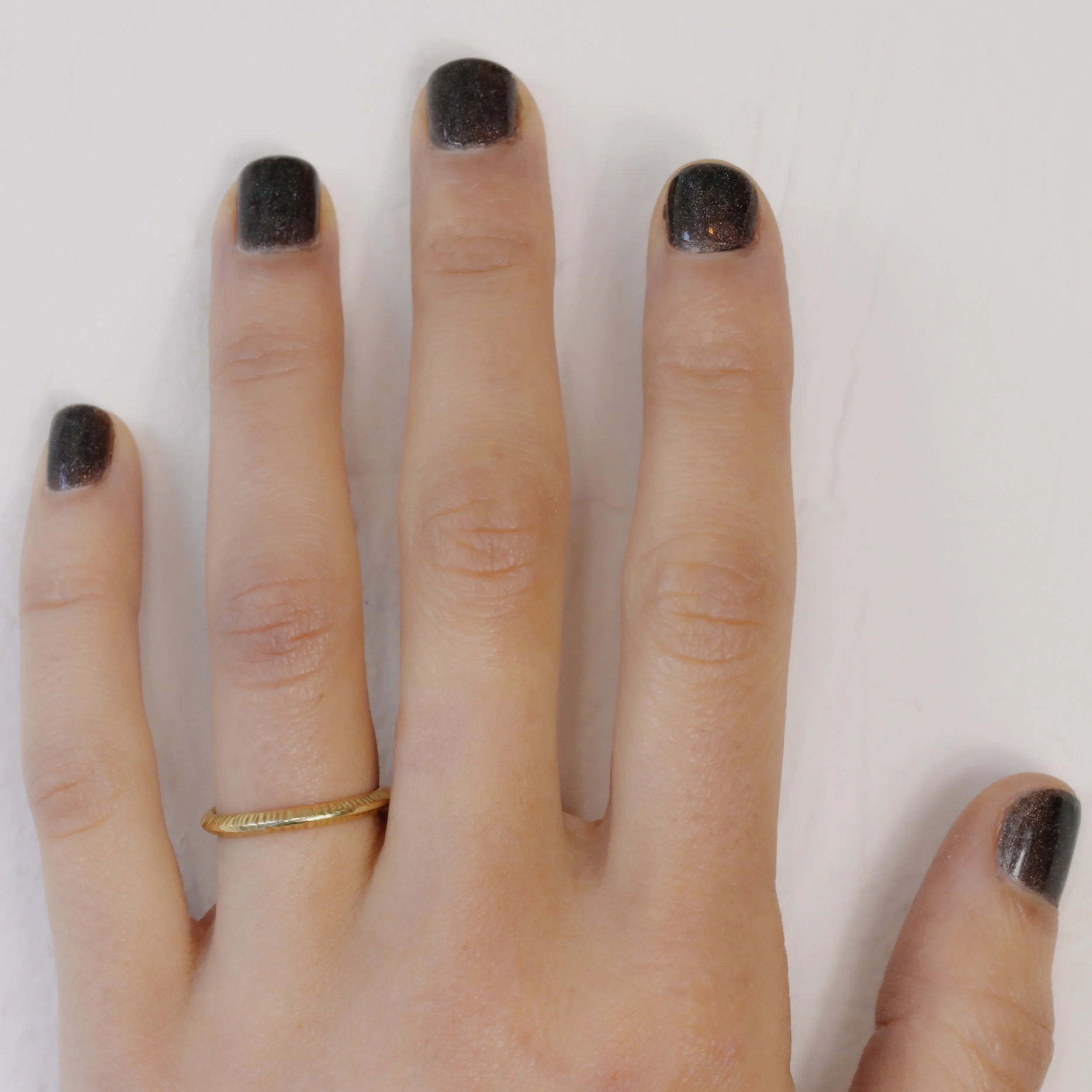 Notch Wedding Band: yellow gold — Sarah Swell Jewelry