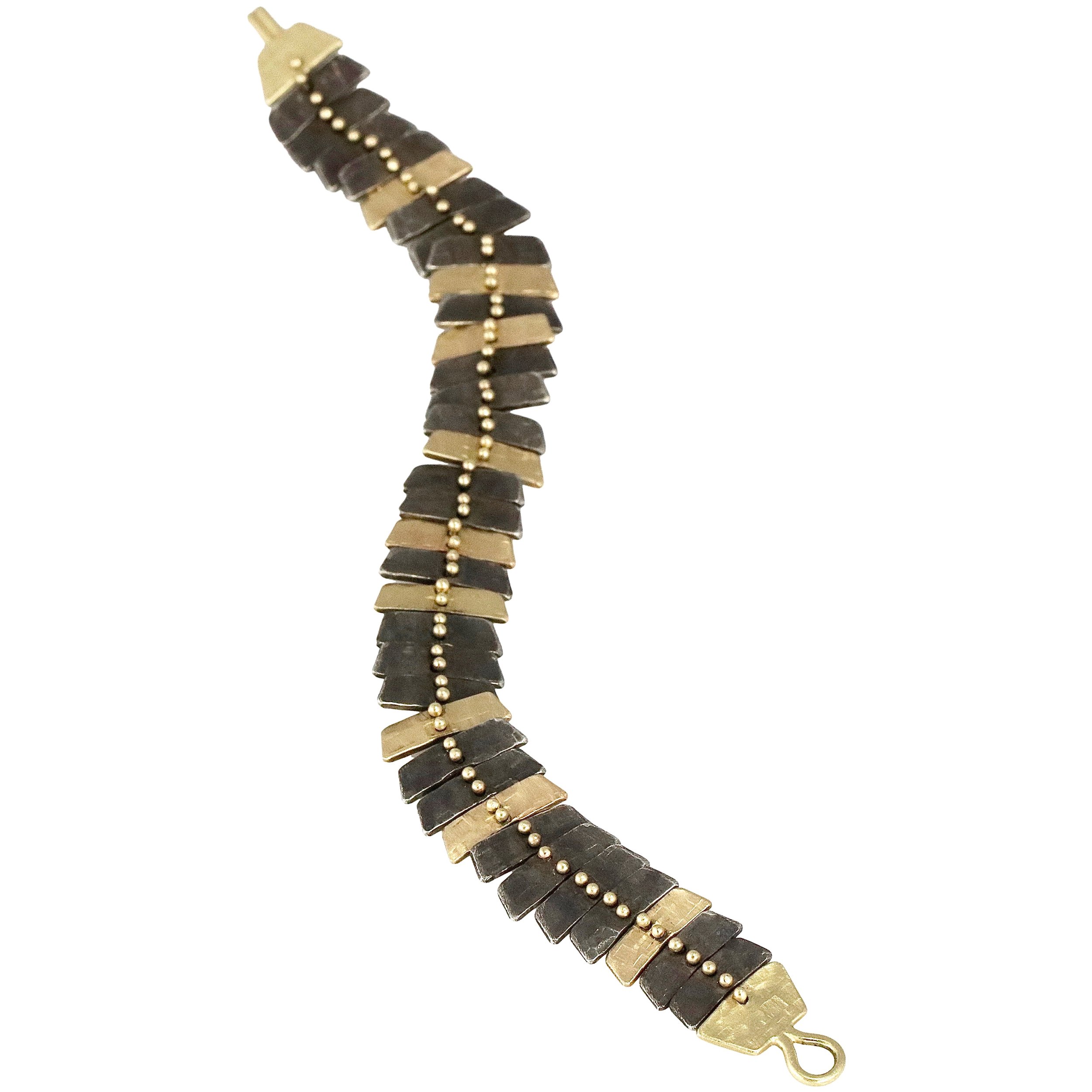 Gold Fishbone Bracelet — Sarah Swell Jewelry