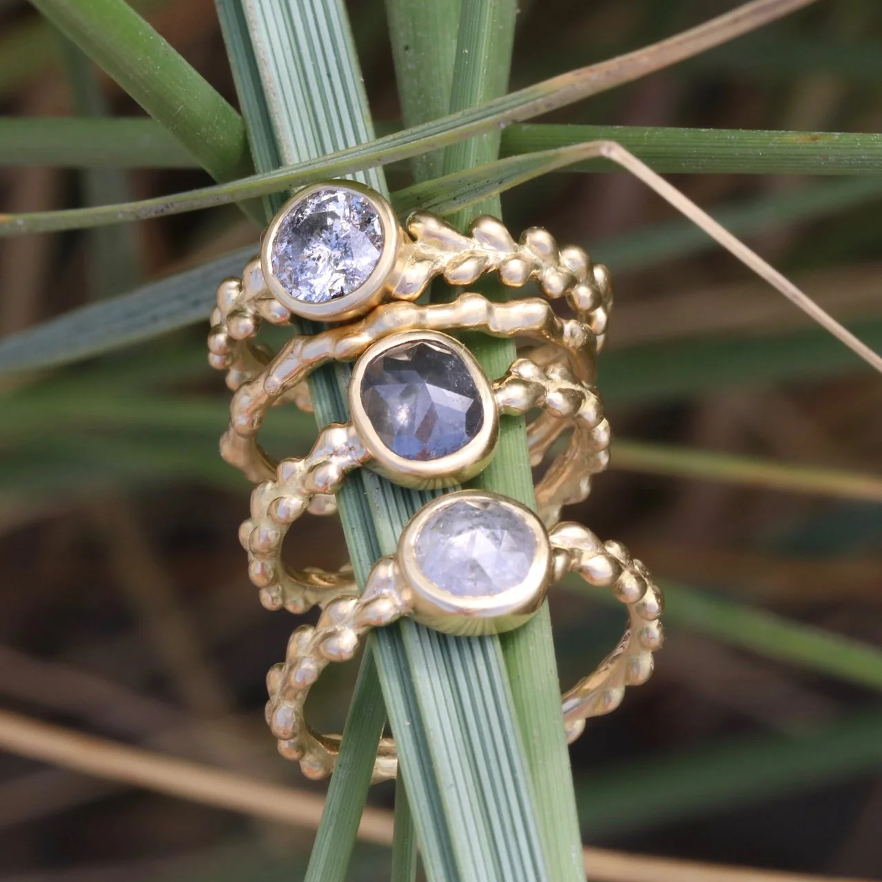 Galaxy Diamond Sea Tangle Ring — Sarah Swell Jewelry