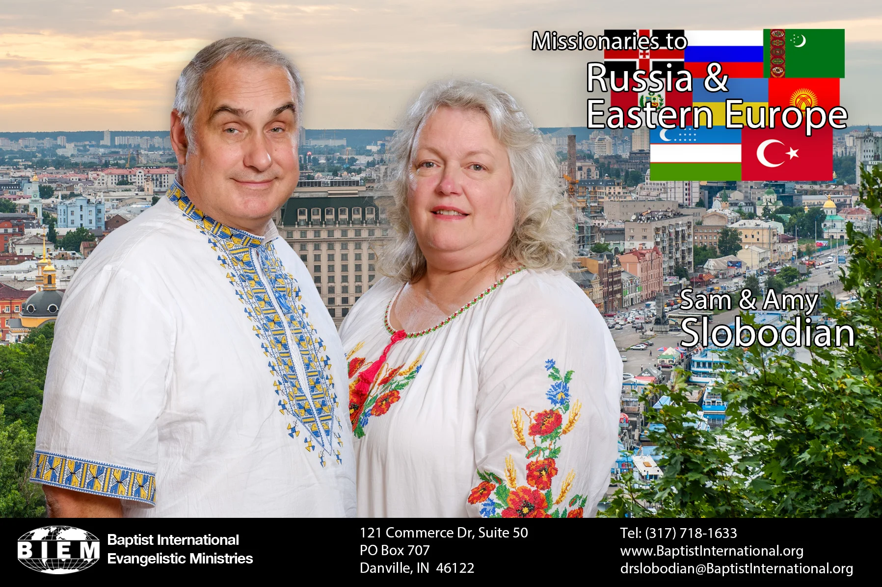 Sam and Amy Slobodian — Baptist International Evangelistic Ministries