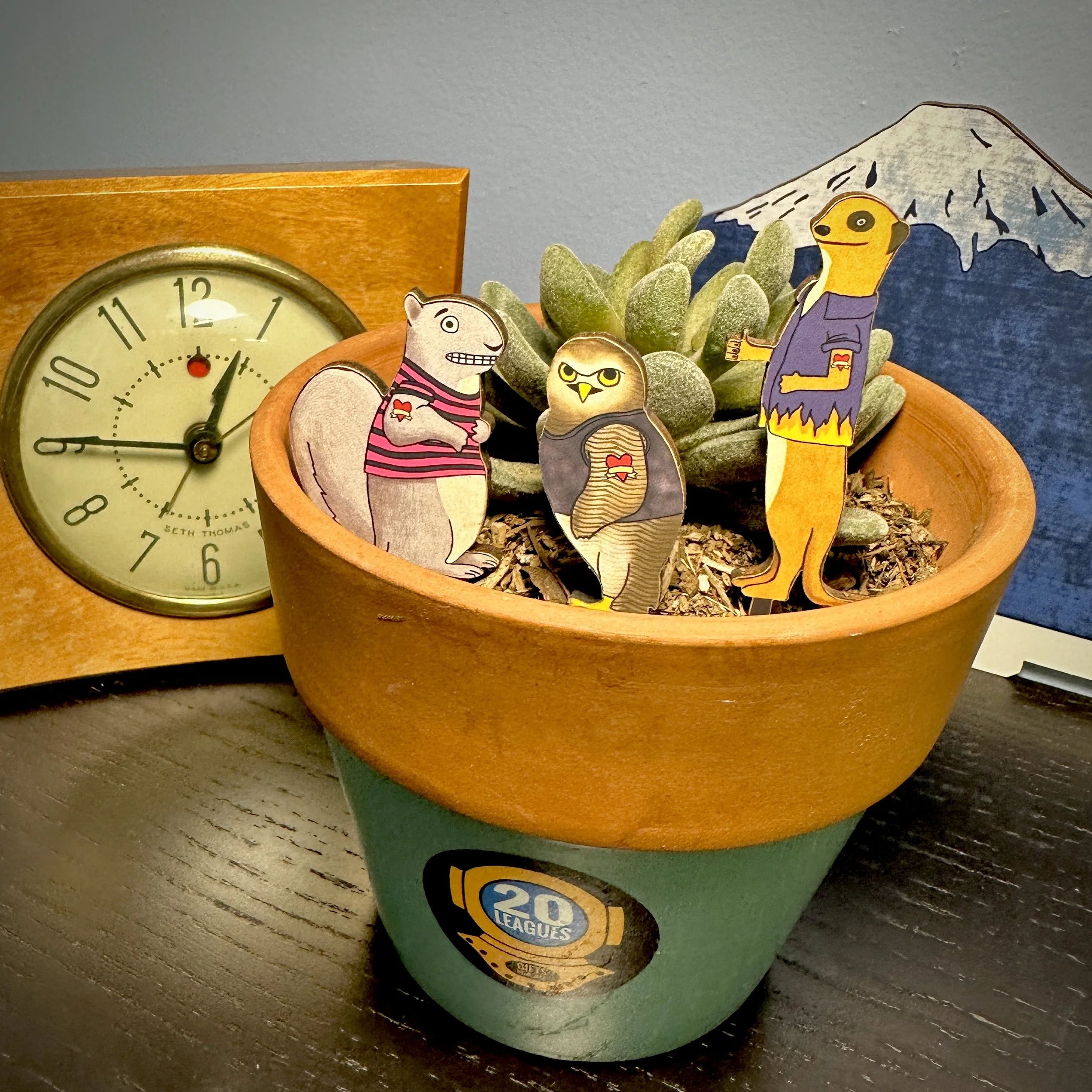 Garden Gnomes Fancy Plants Diorama Kit — 20 LEAGUES