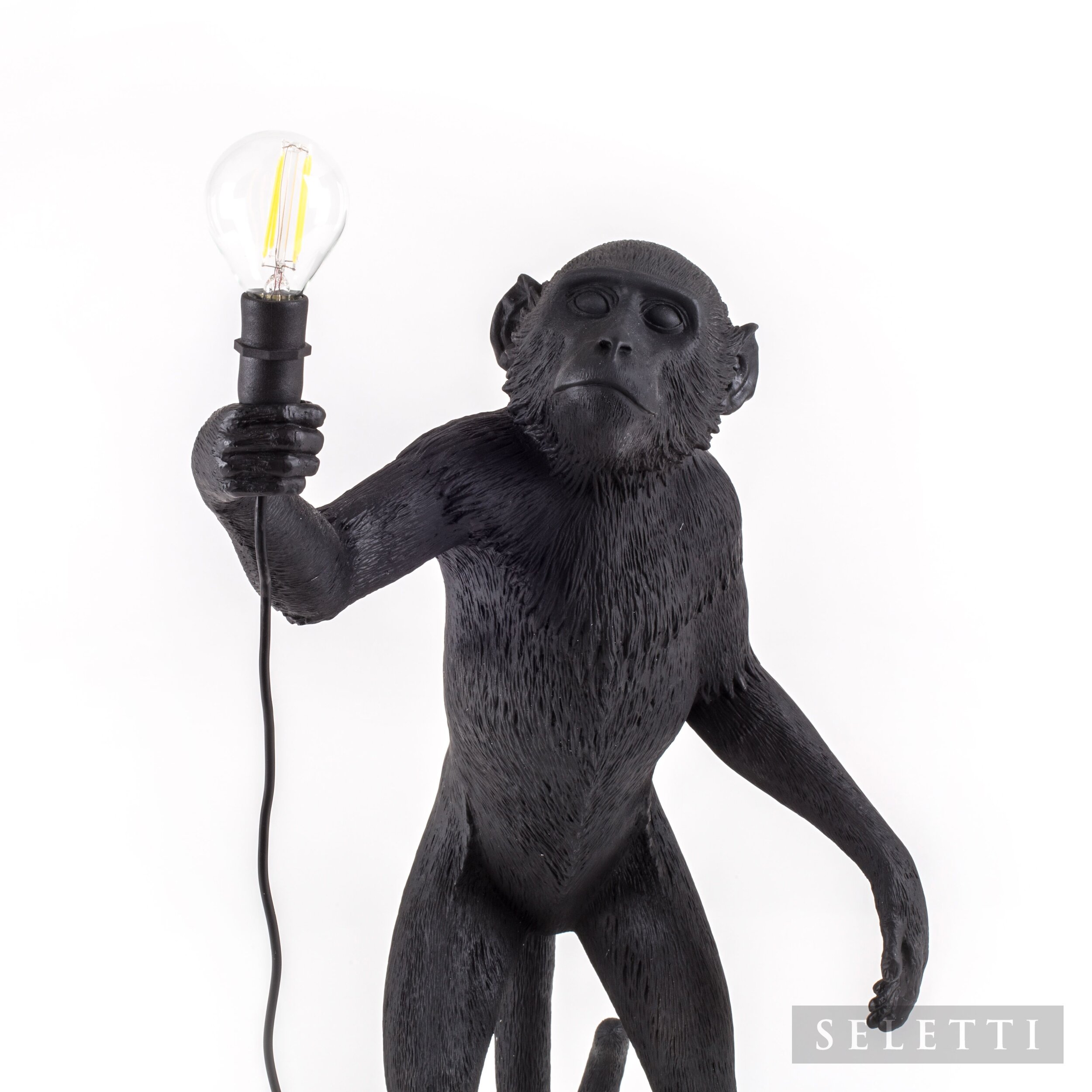 SELETTI Monkey Lamp black - Outdoor — byThom