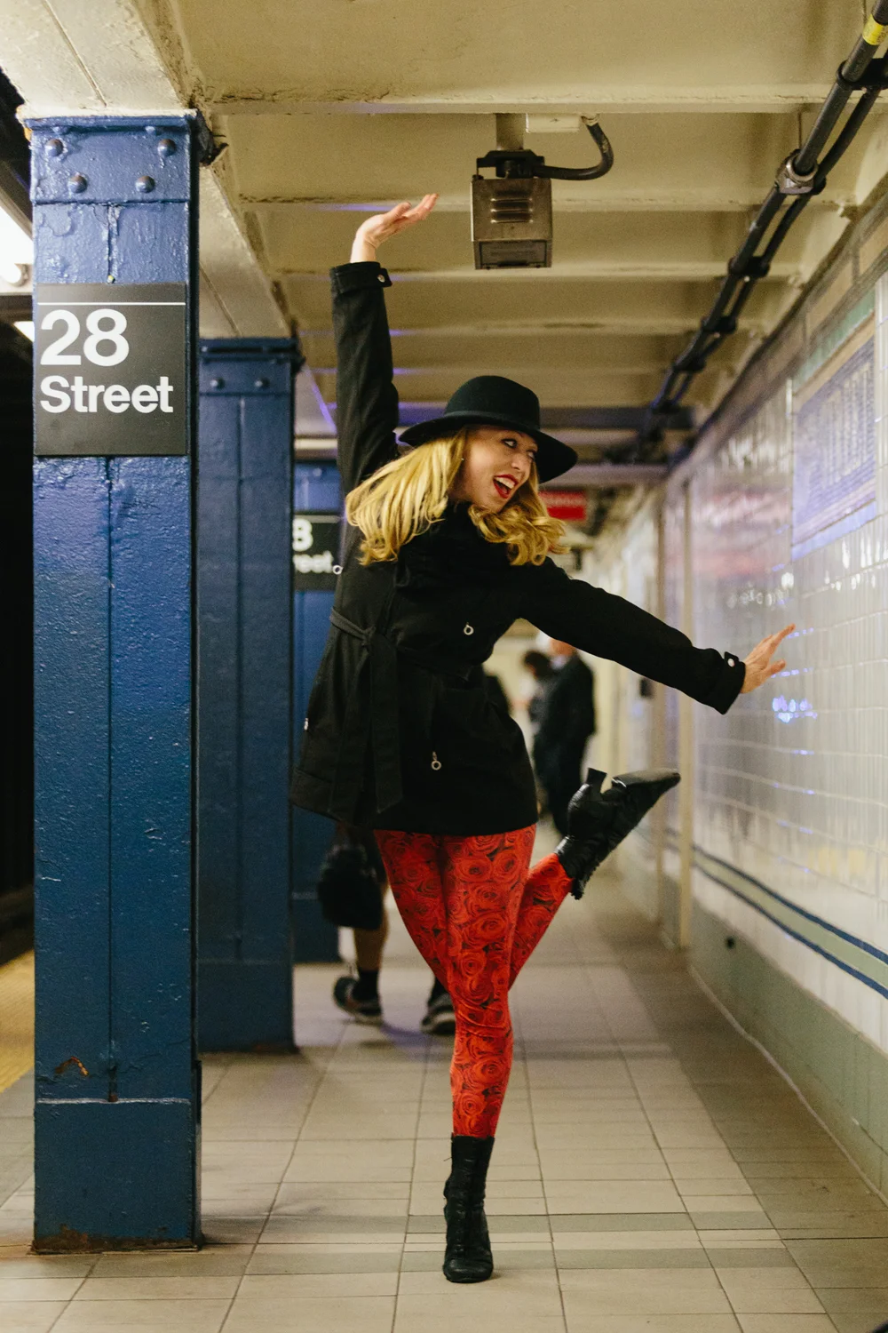 Lizz Picini, 28 Street Station, N-R — Dancers of New York