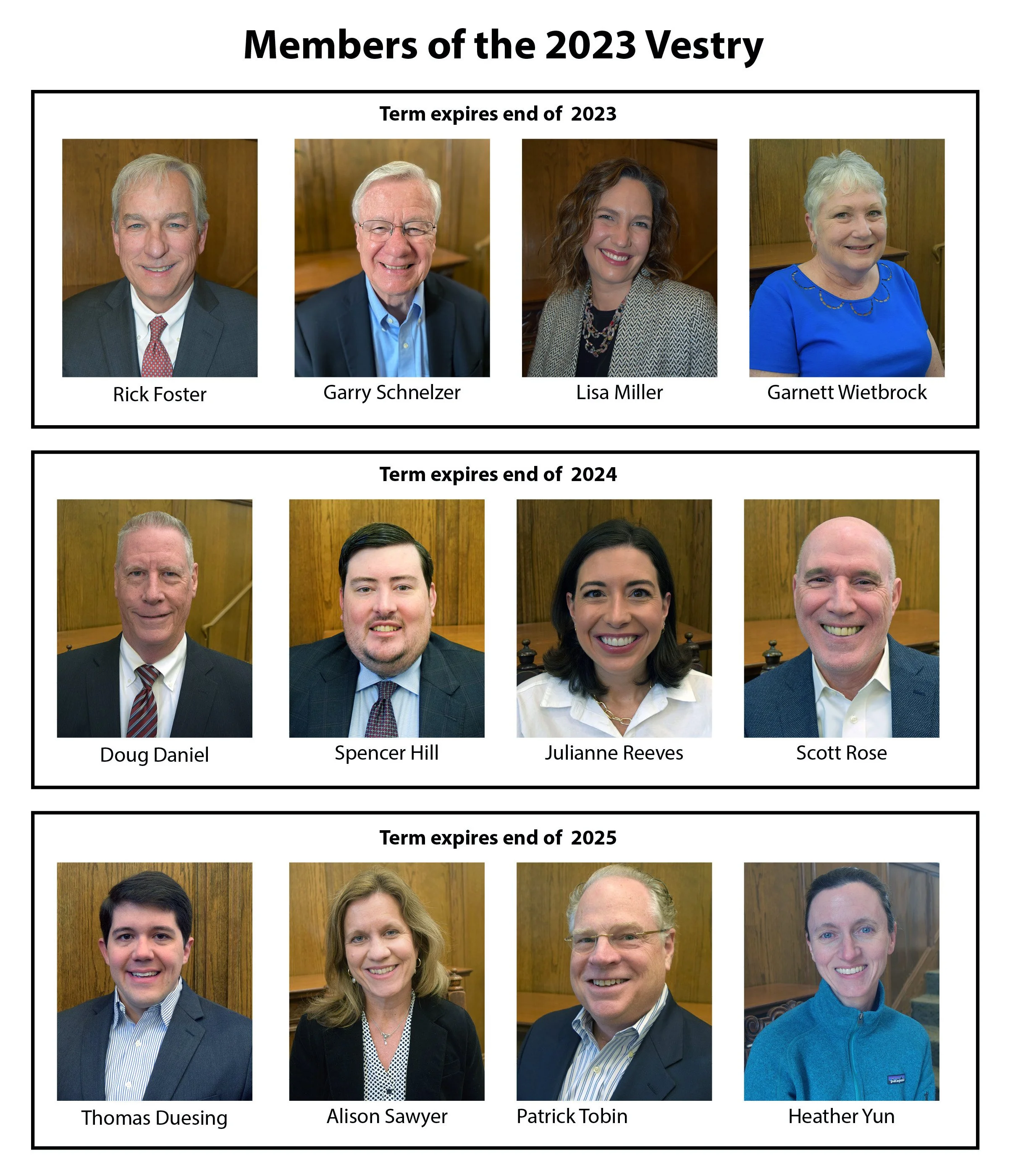 The Vestry — Christ Episcopal Church