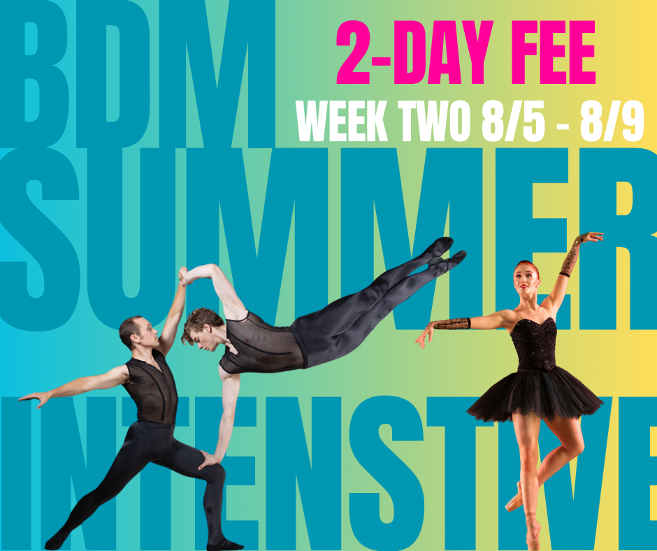 Summer Intensive Fees — Ballet Des Moines