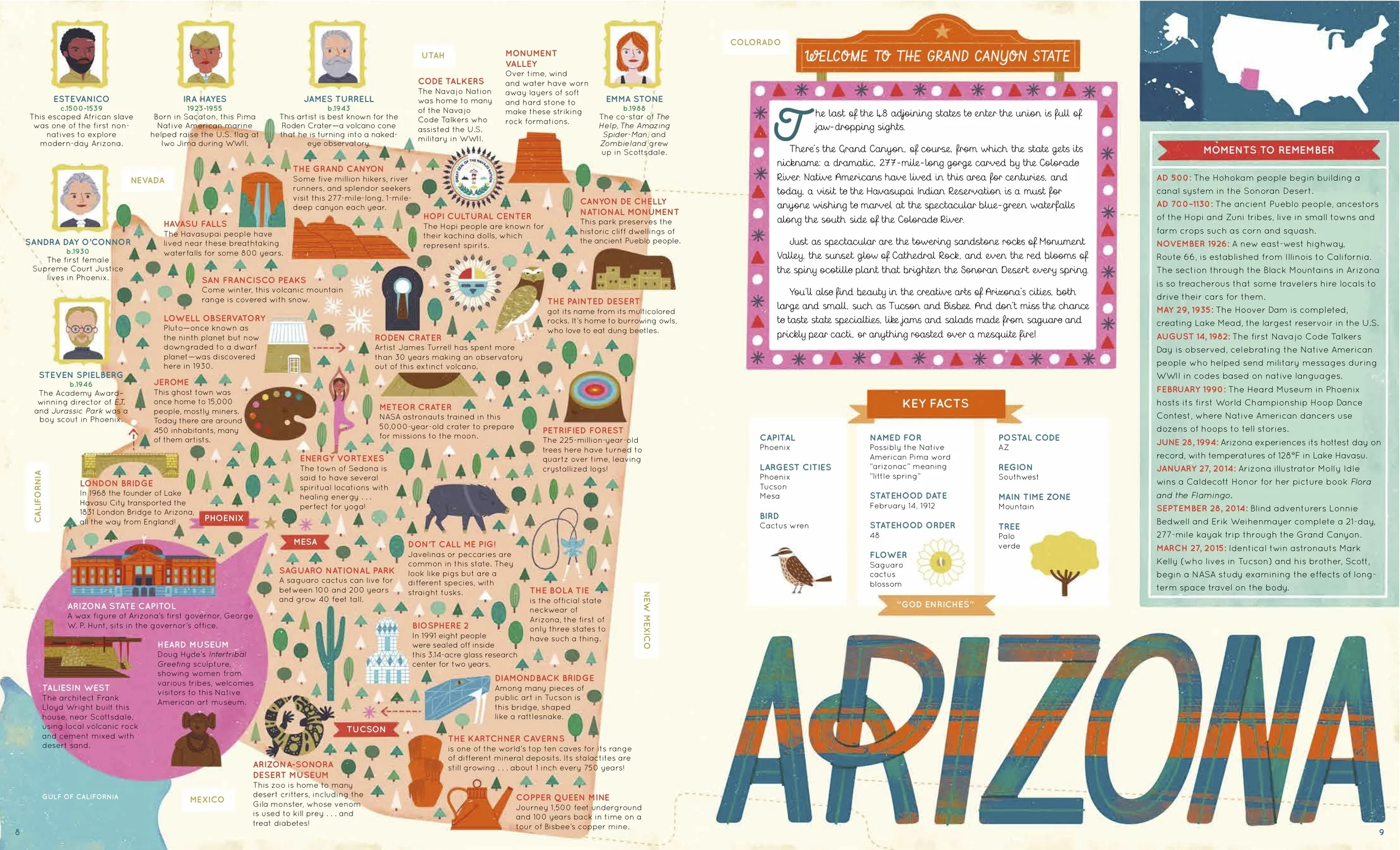 The 50 States: Explore the United States in 50 Colorful Maps ...