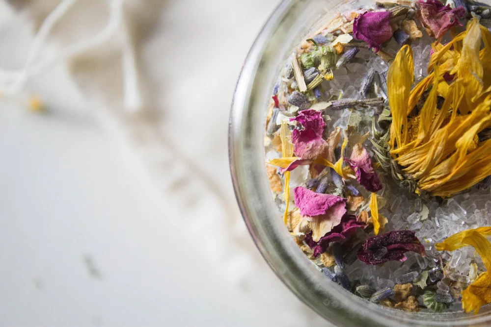 DIY Herbal Bath Tea — Cashmere & Plaid