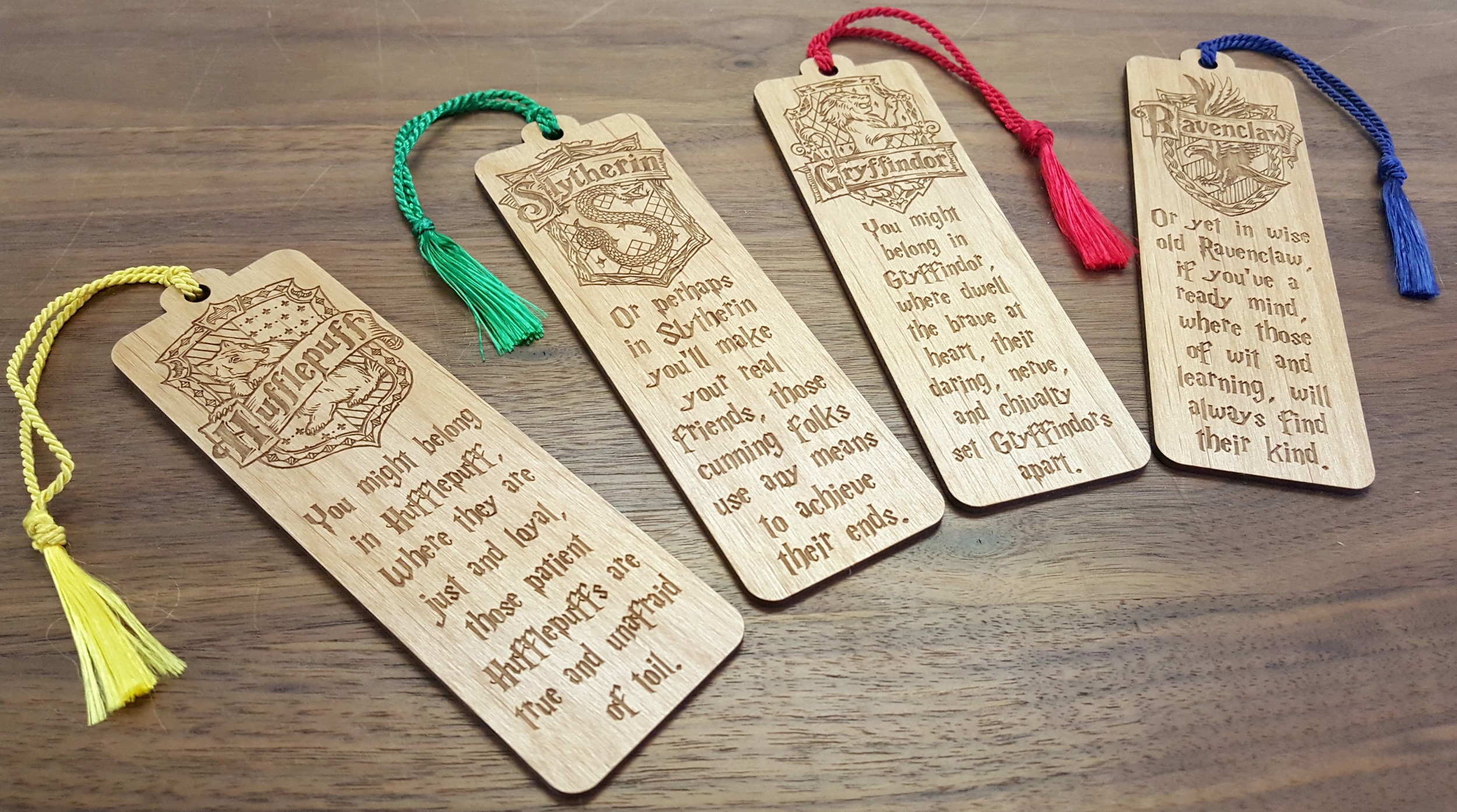 Harry Potter House Crest Bookmarks — Juniper and Ivy Designs