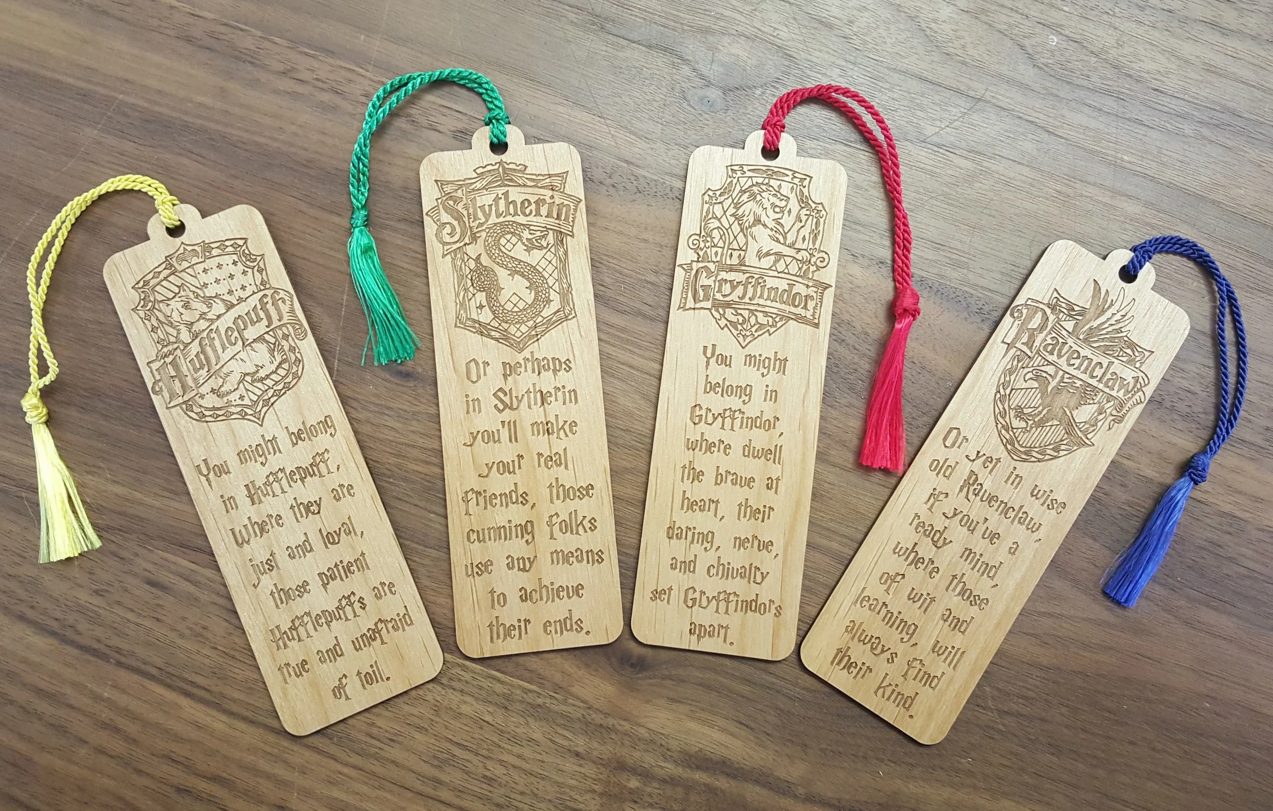 Harry Potter House Crest Bookmarks — Juniper and Ivy Designs