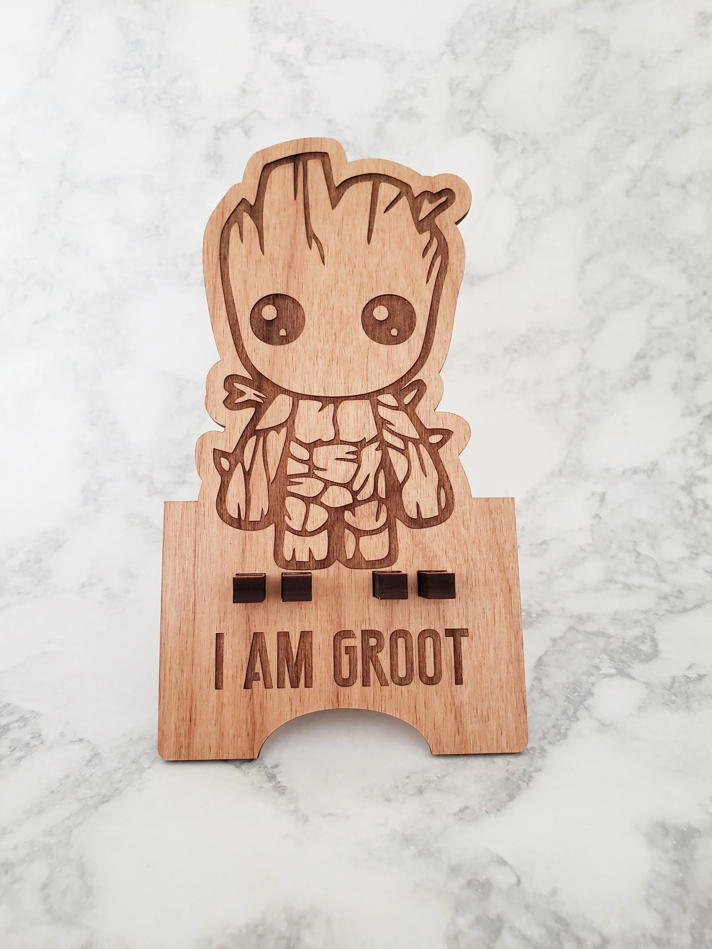 Wood Phone Stand — Juniper and Ivy Designs