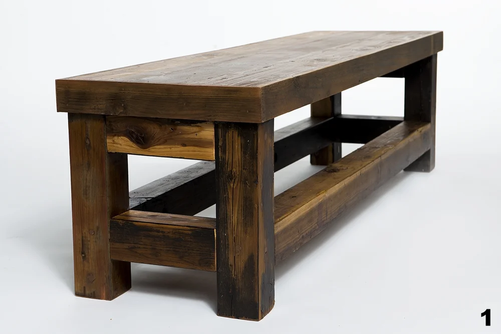 Reclaimed Wood Bench