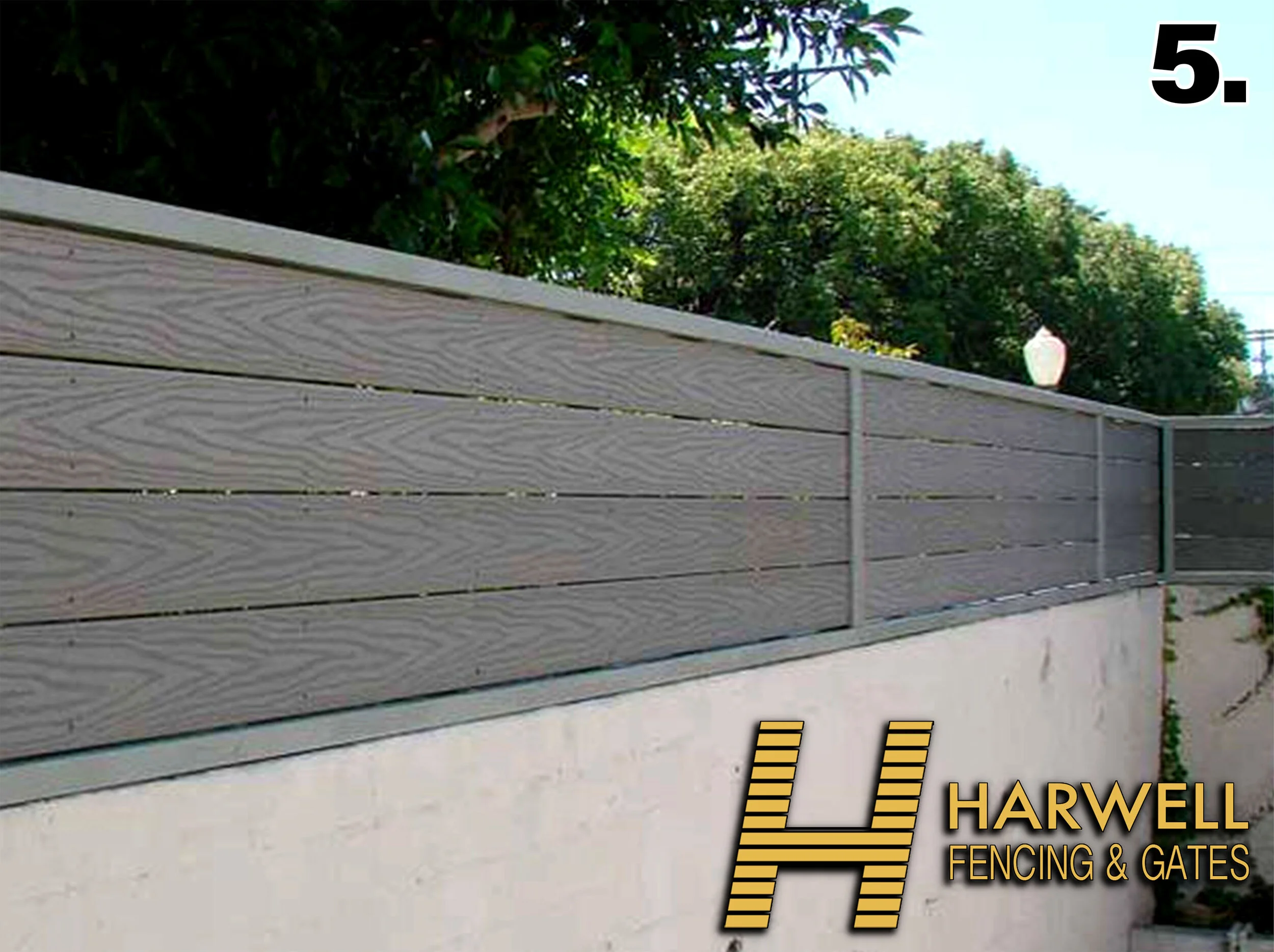 Wall Toppers Privacy Fence Harwell Design Fences Driveway Gates