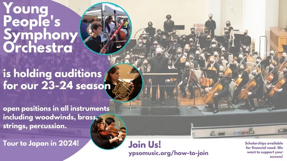 Auditions — Young People's Symphony Orchestra