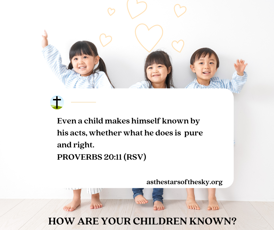 How are your children known? - As the Stars of the Sky Foundation — As ...