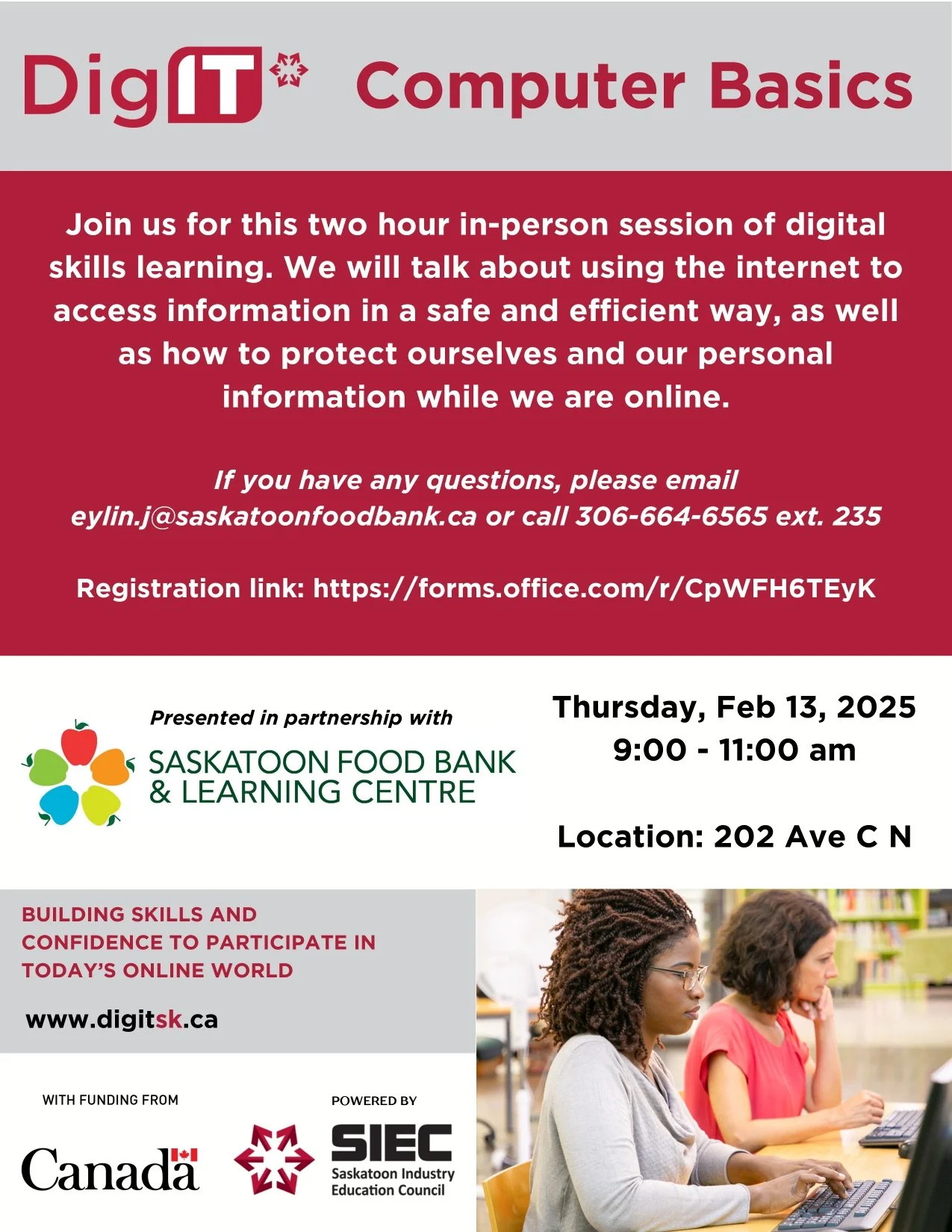 Learning Workshops — Saskatoon Food Bank & Learning Centre