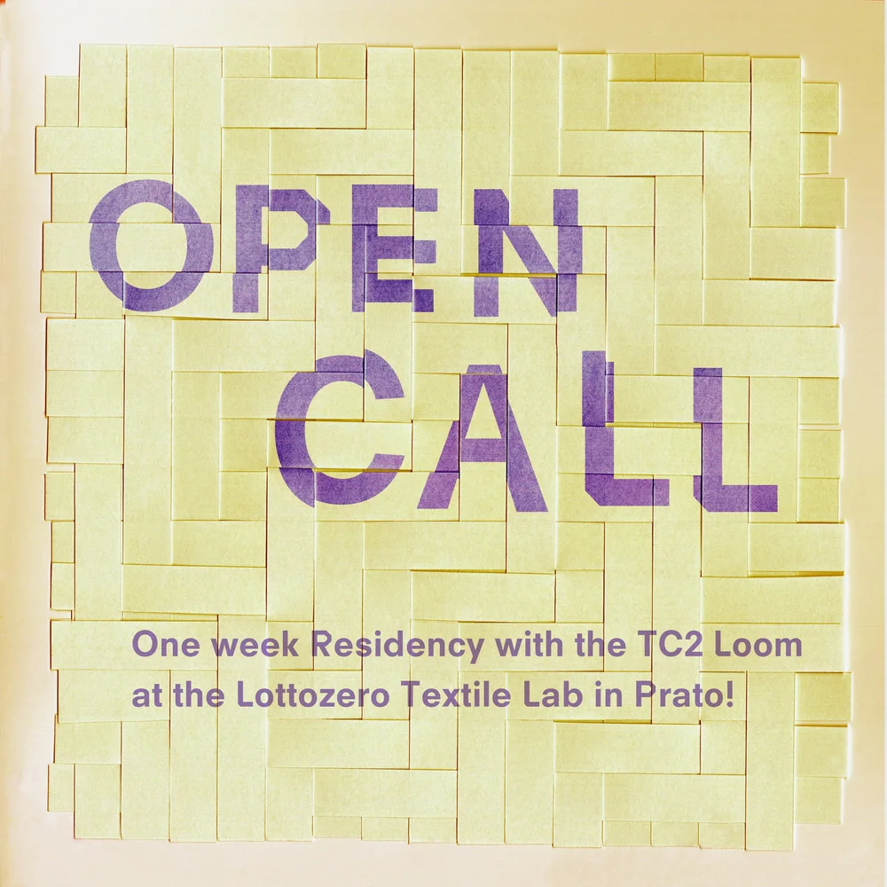 ON WEAVING - TC2 Loom Residency Lottozero