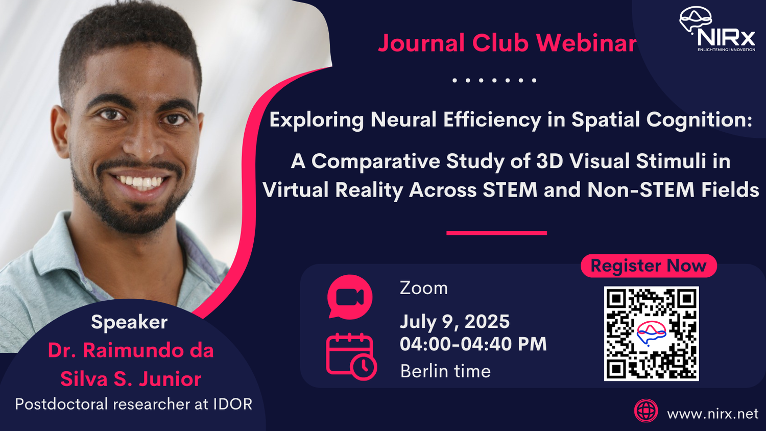 NIRx fNIRS Webinars | NIRS Recording, Experimental Design, Analysis, Montages, Short Channels ...