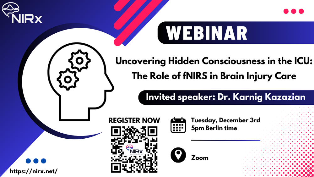 NIRx fNIRS Webinars | NIRS Recording, Experimental Design, Analysis ...