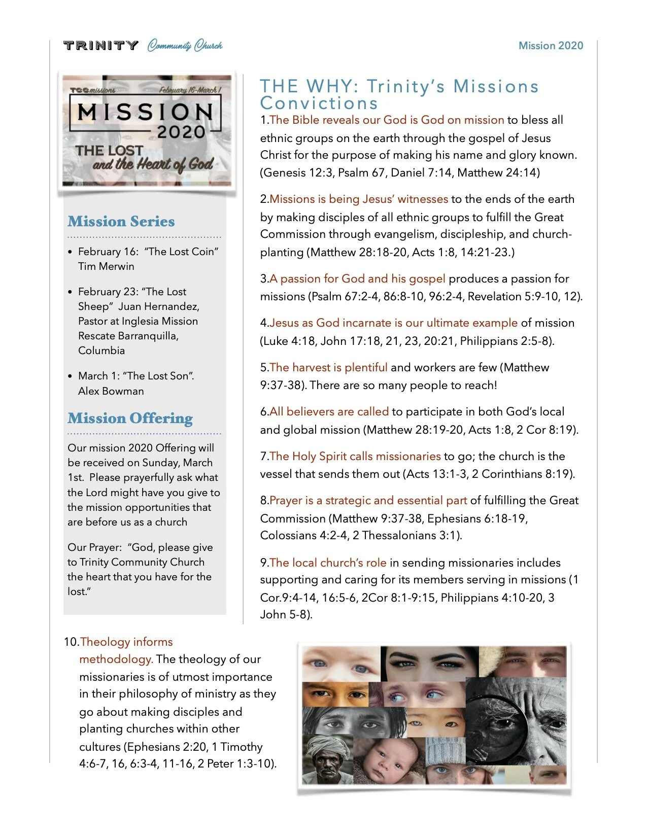 Missions — Trinity Community Church