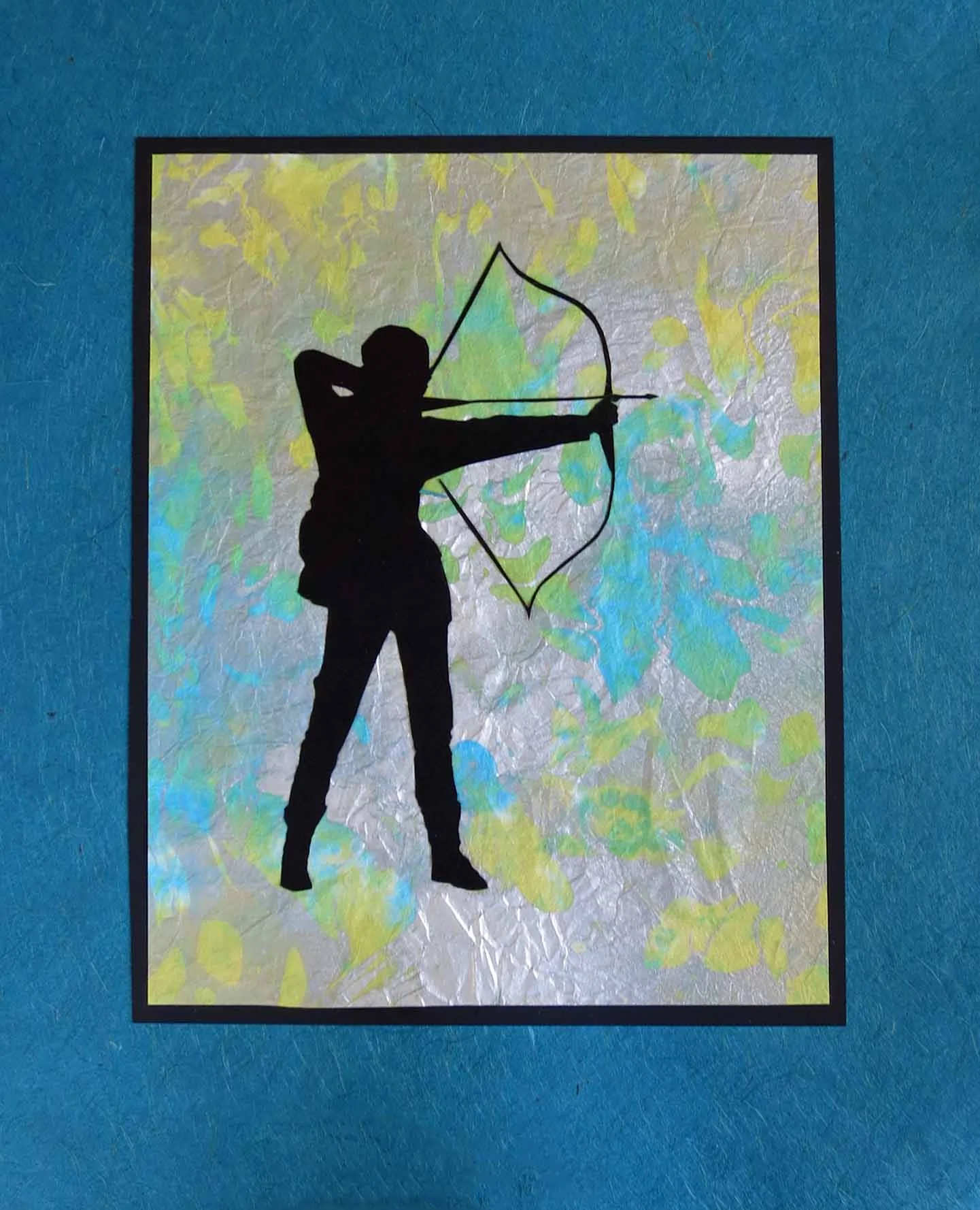 Marbled Paper Cuttings — Nancy Shea Art