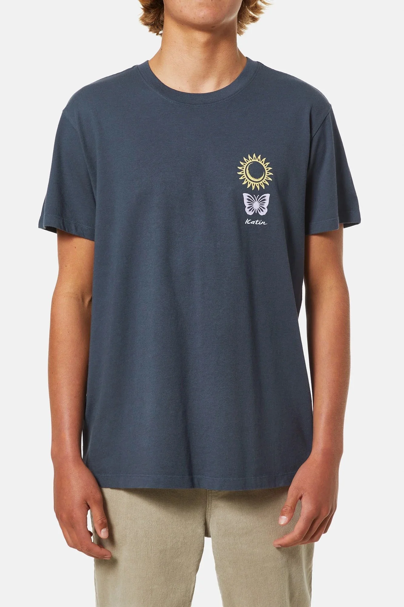 Katin Base Tee Sun Yellow Sand Wash — Byron & Barclay