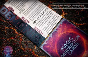 MAGIC DESCRIPTION CARDS — Hundreds of inspiring ways to describe the ...