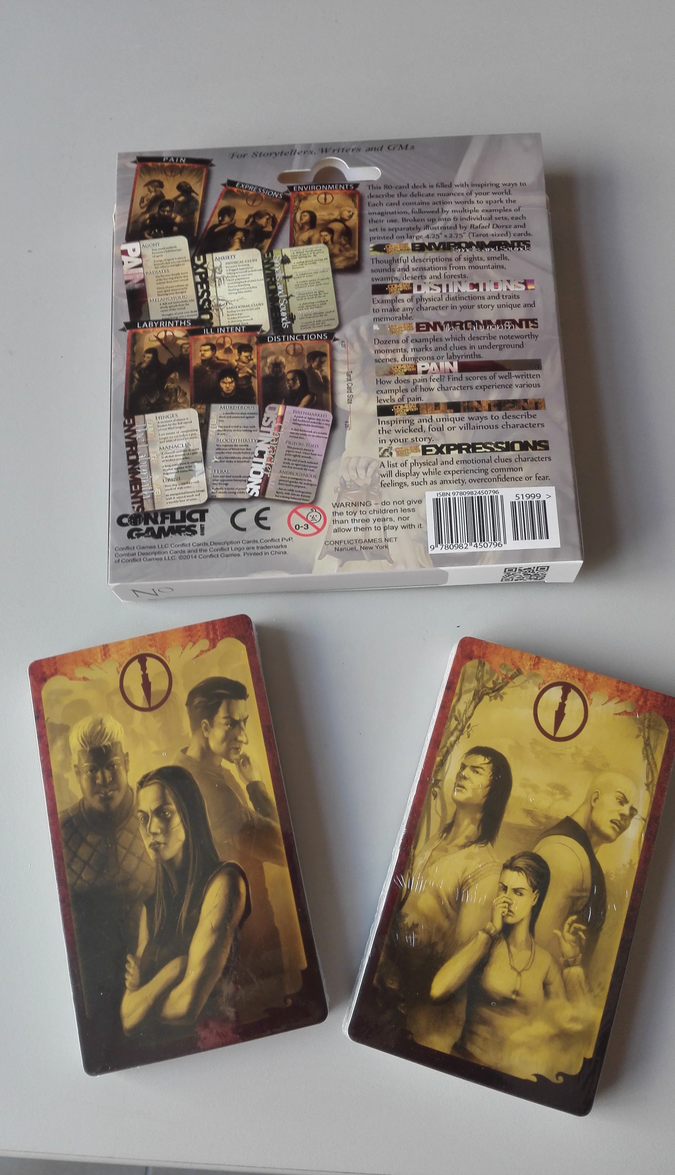 Storyteller Deck Cards for Writer's and GMs — Conflict Games