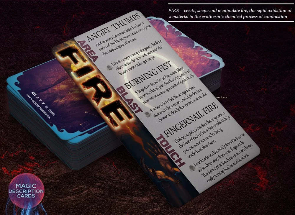 MAGIC DESCRIPTION CARDS — Hundreds of inspiring ways to describe the ...