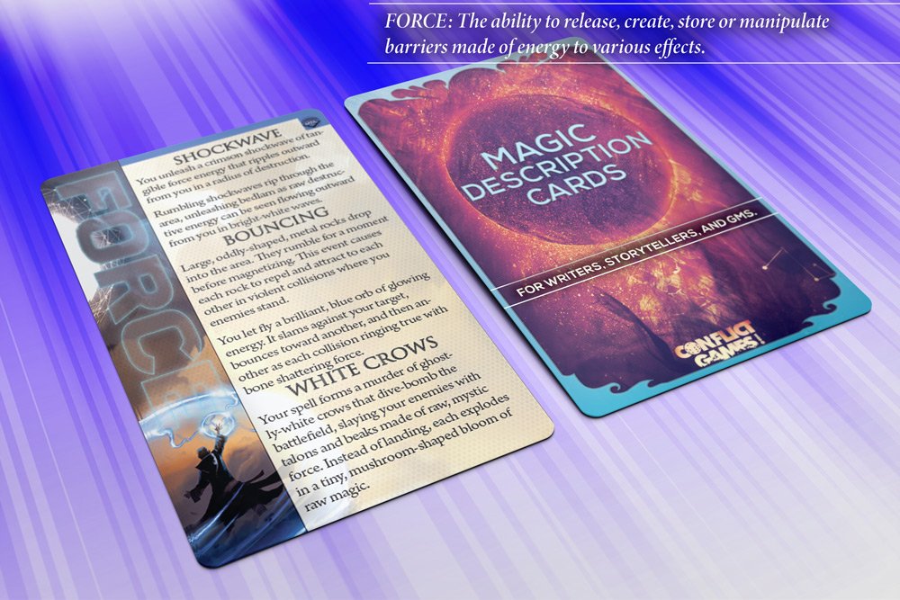MAGIC DESCRIPTION CARDS — Hundreds of inspiring ways to describe the ...