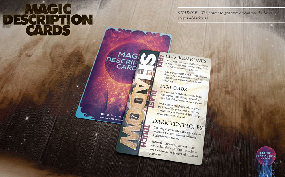 MAGIC DESCRIPTION CARDS — Hundreds of inspiring ways to describe the ...