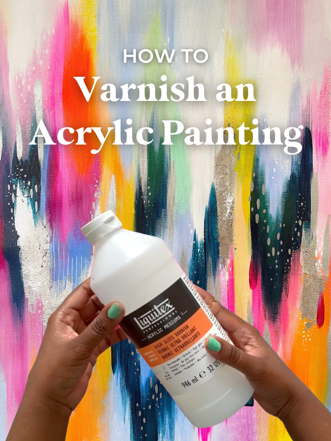 How to Varnish an Acrylic Painting — EttaVee
