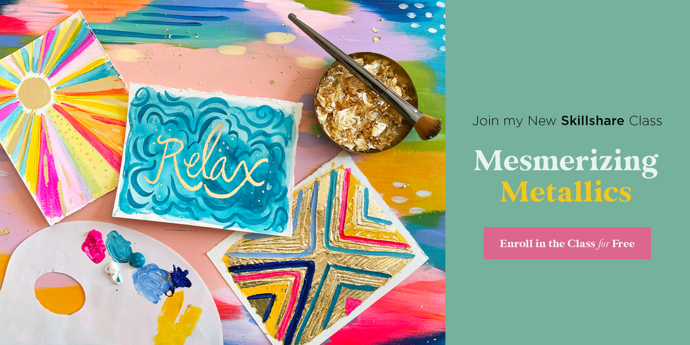 How to make gold paint — EttaVee