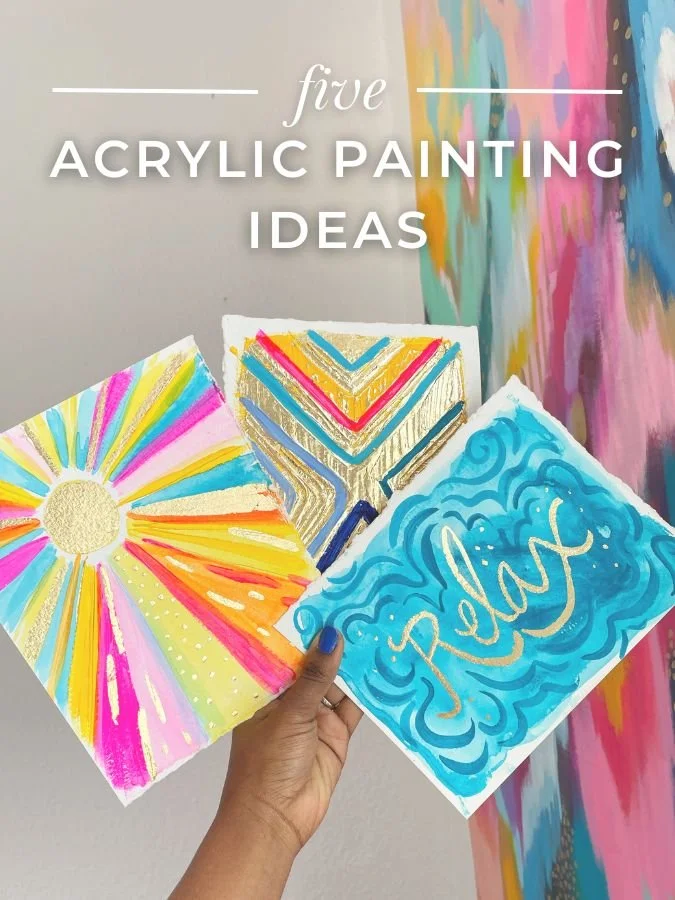 Simple And Fun Acrylic Painting Ideas for Complete Beginners: Easy ...