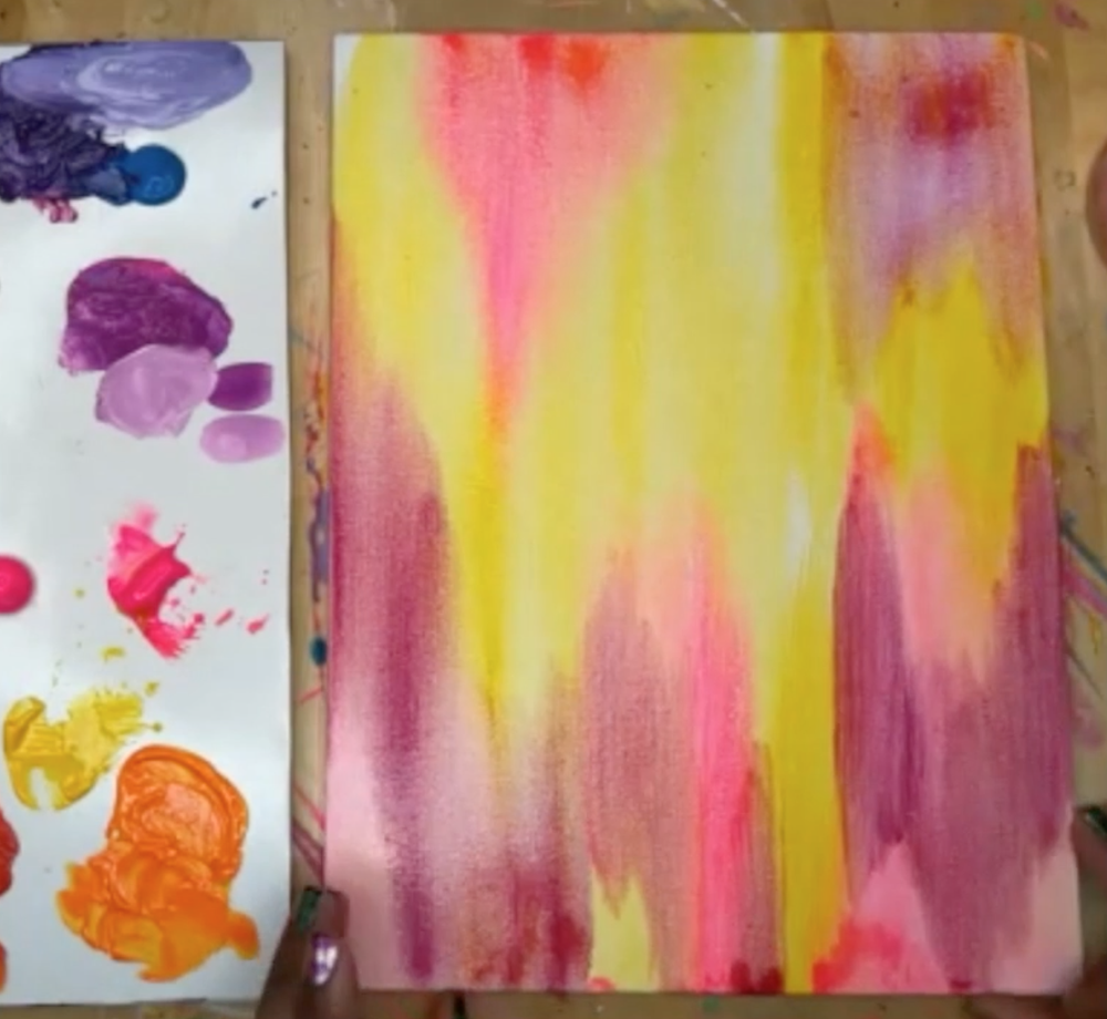 How to Paint a Spooky Abstract Painting — EttaVee