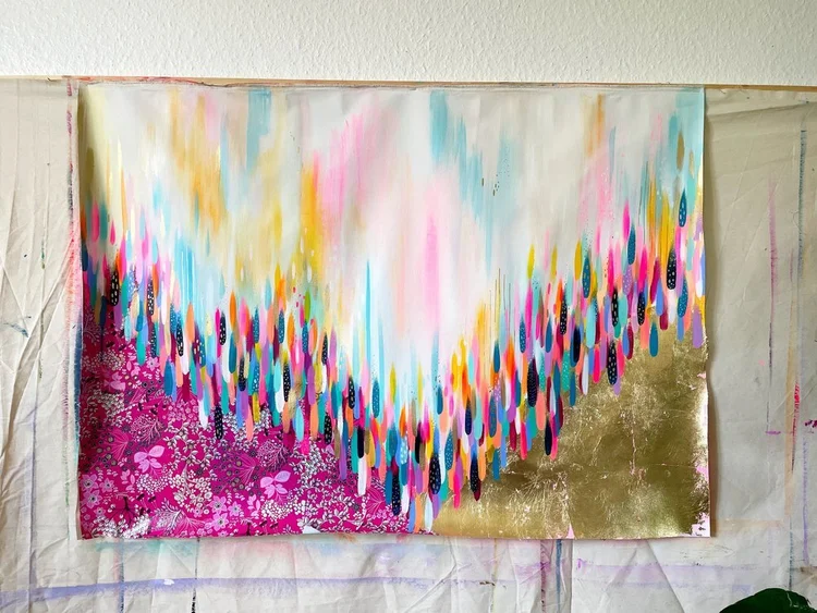 How and When to Paint the Edges of an Acrylic Painting — EttaVee