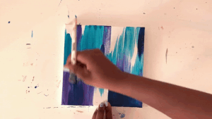 Brushstroke Techniques for Abstract Acrylic Painting — EttaVee