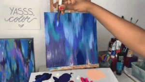 Brushstroke Techniques For Abstract Acrylic Painting Ettavee