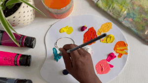Vibrant Color Mixing with Acrylic Paint — EttaVee