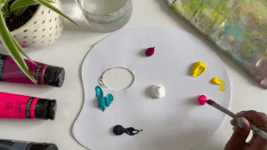 How to Mix Vibrant Orange With Acrylic Paint — EttaVee